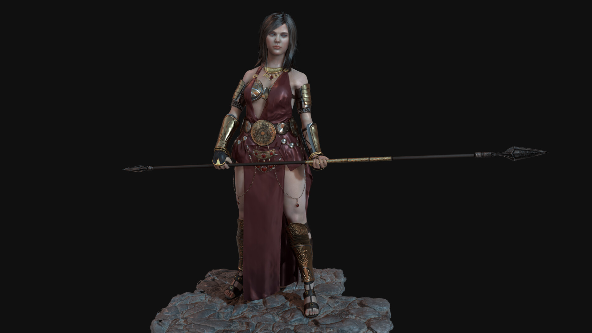 Alex Sengsoury Athena Greek Goddess Marmoset
