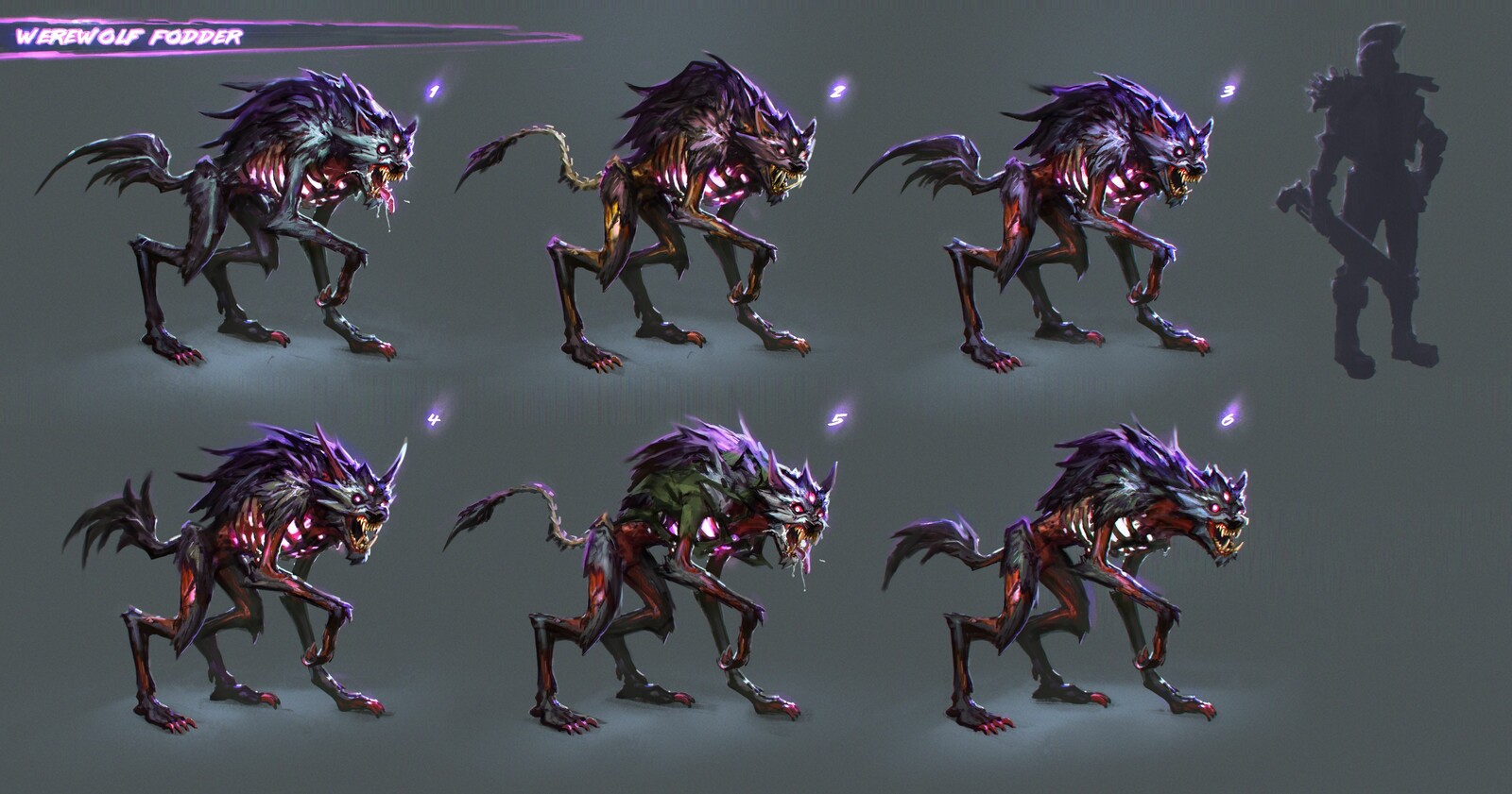Garrett Post - Project Slayers Werewolf Enemies