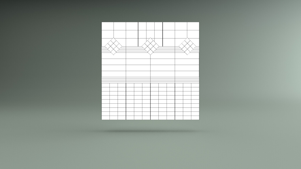 ArtStation - wallAsset_wireFrame