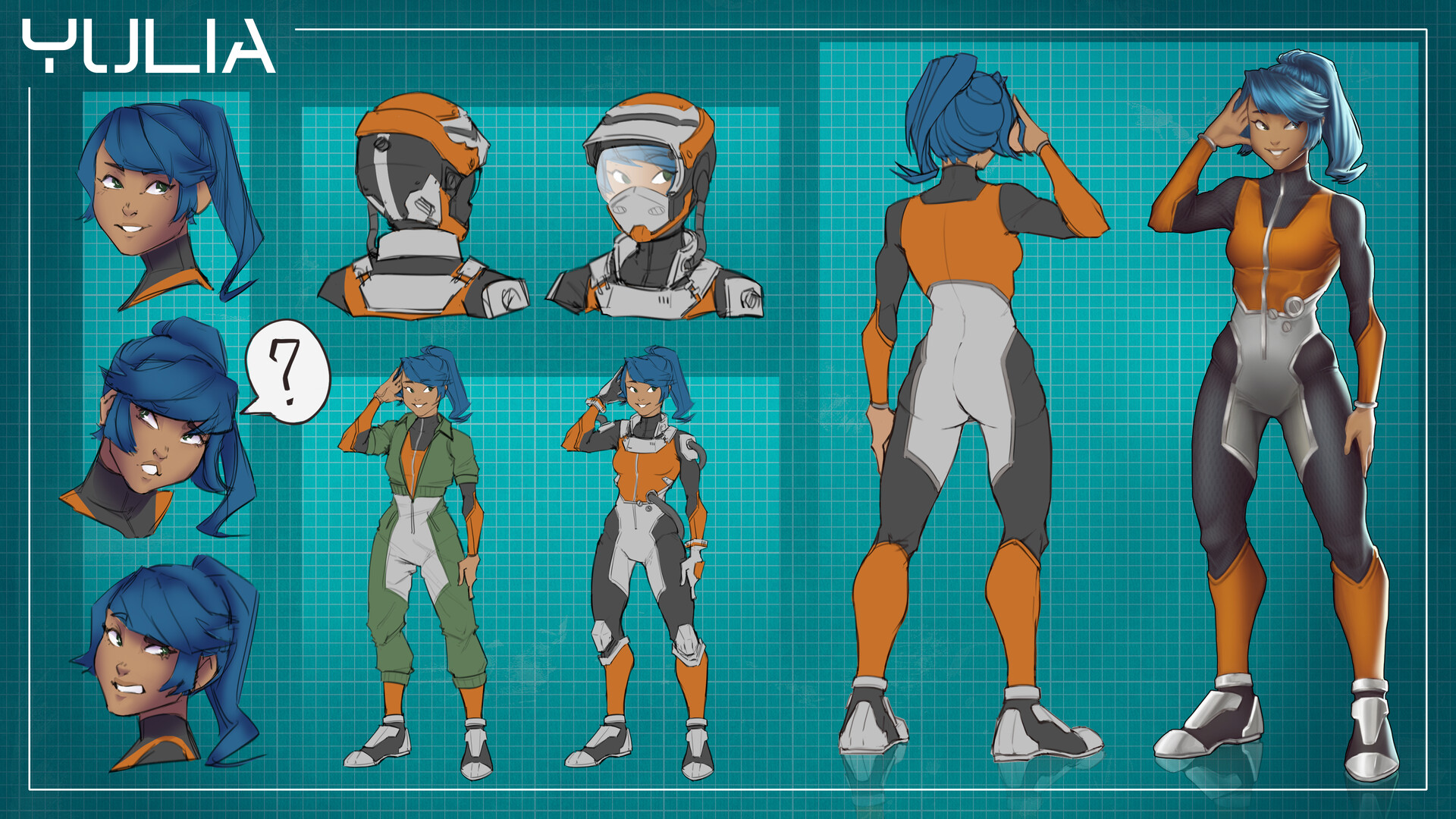 Maria Vasconcellos - Yulia - Character Design