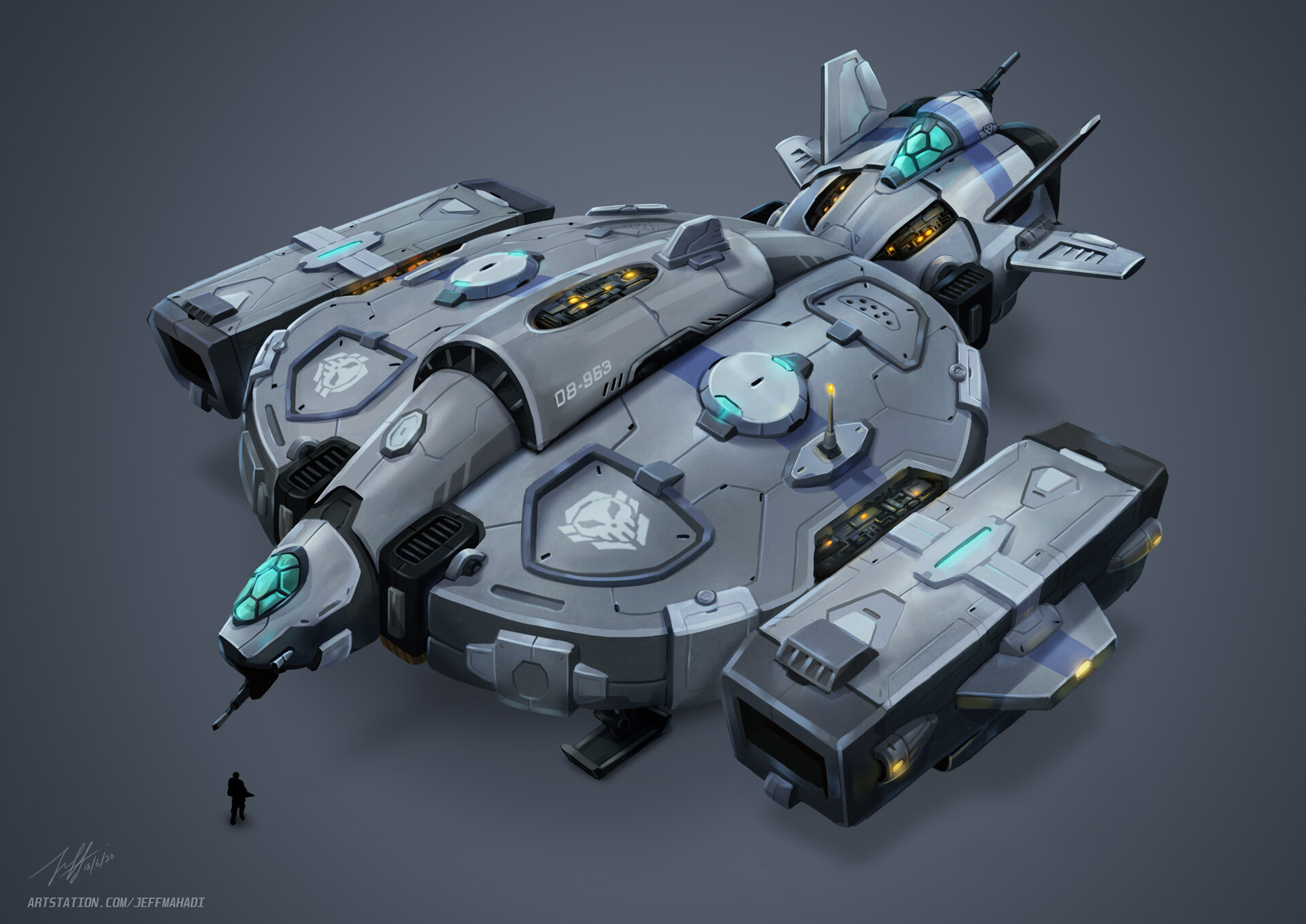 Futuristic Dropship