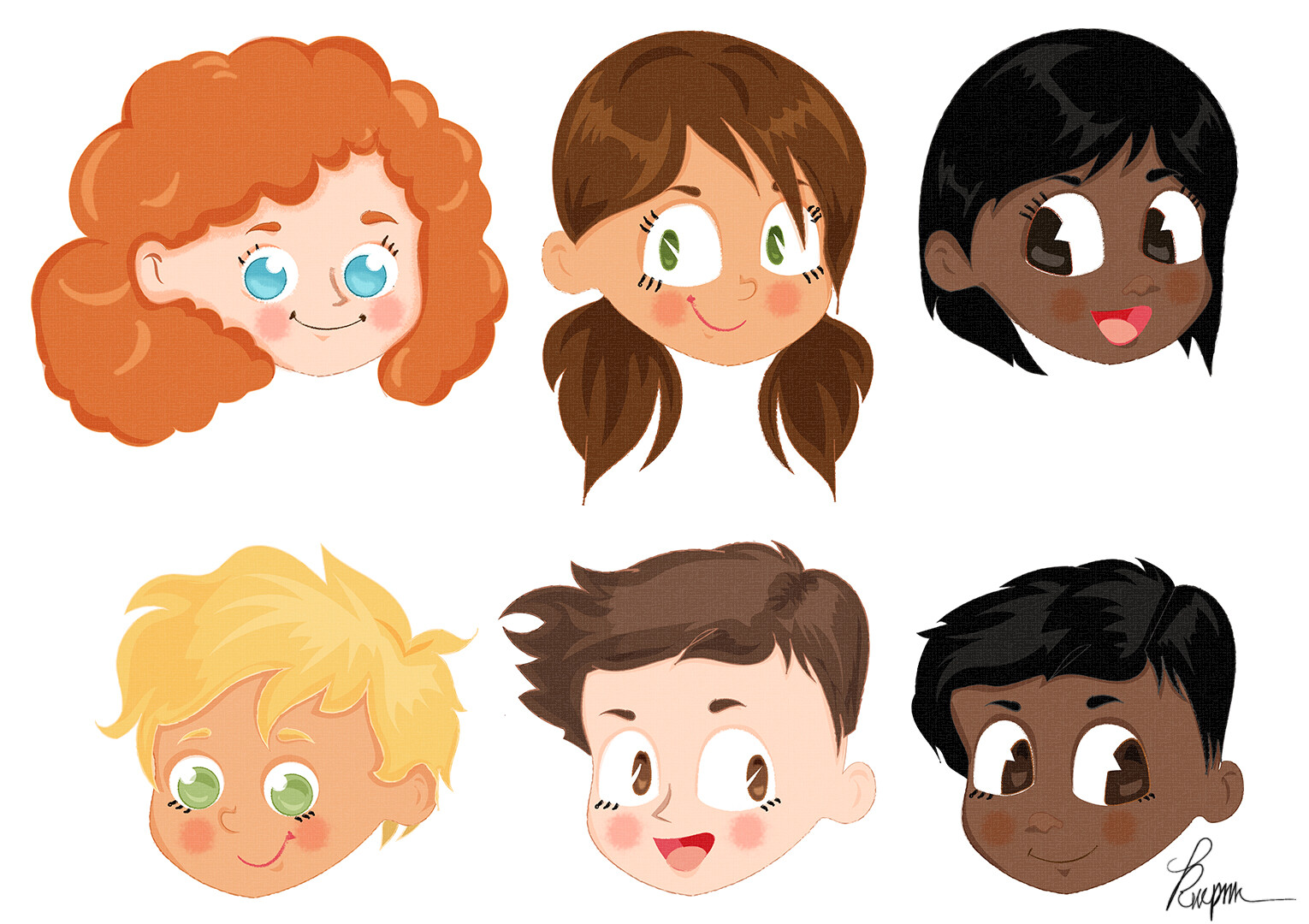 ArtStation - Children's Character Design