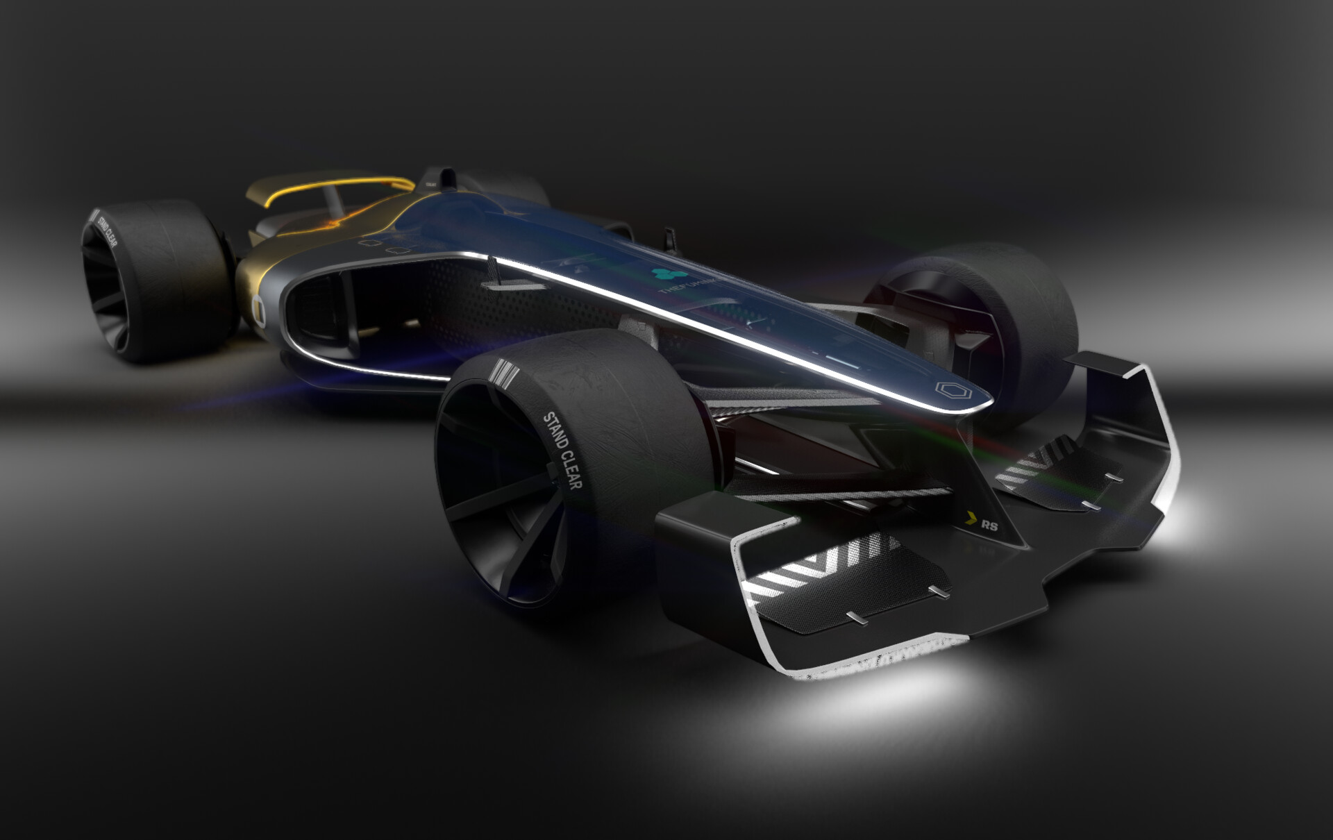 ArtStation - A paintjob of the Renault 2070 Vision