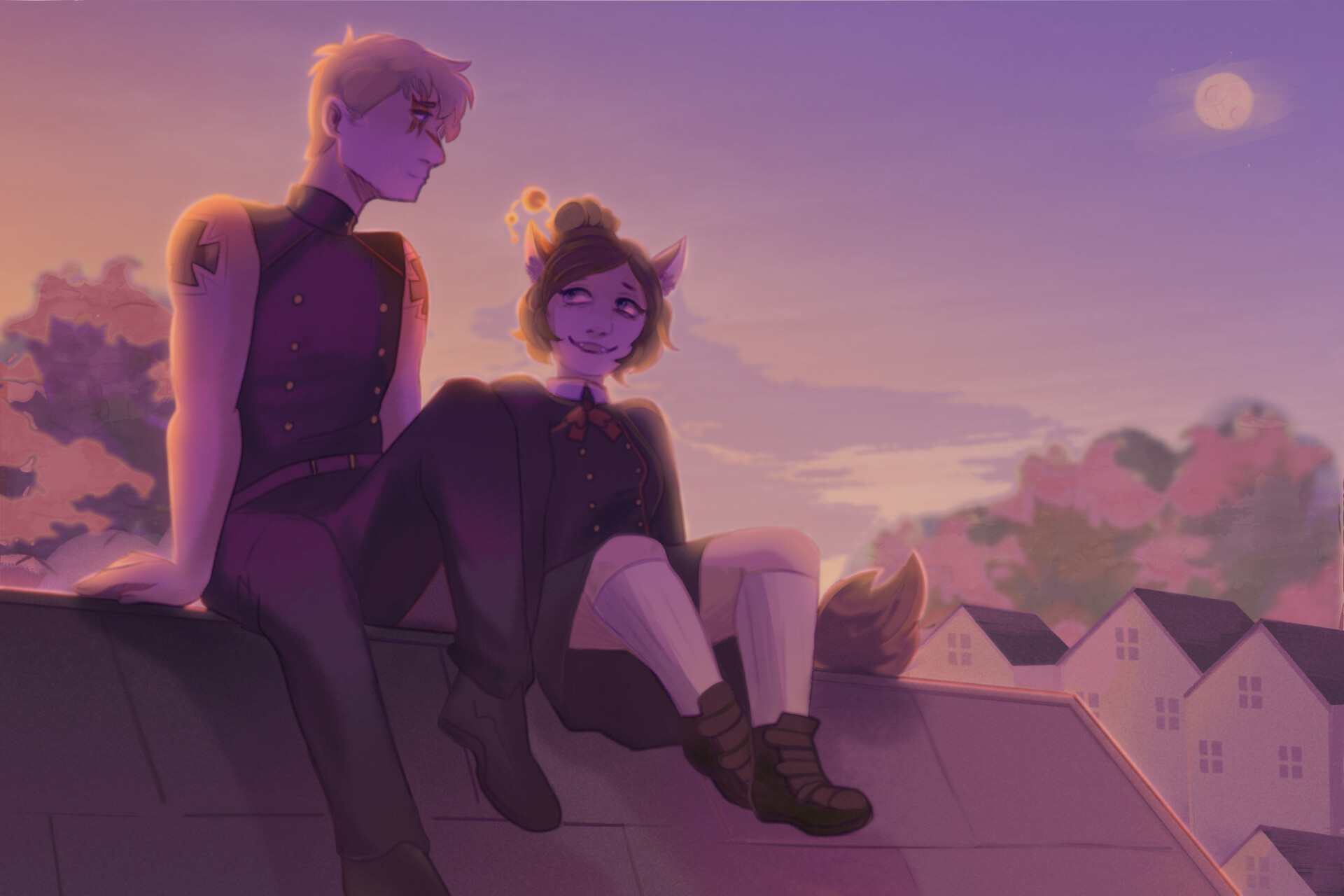 ArtStation - Sittin on a Rook Commission