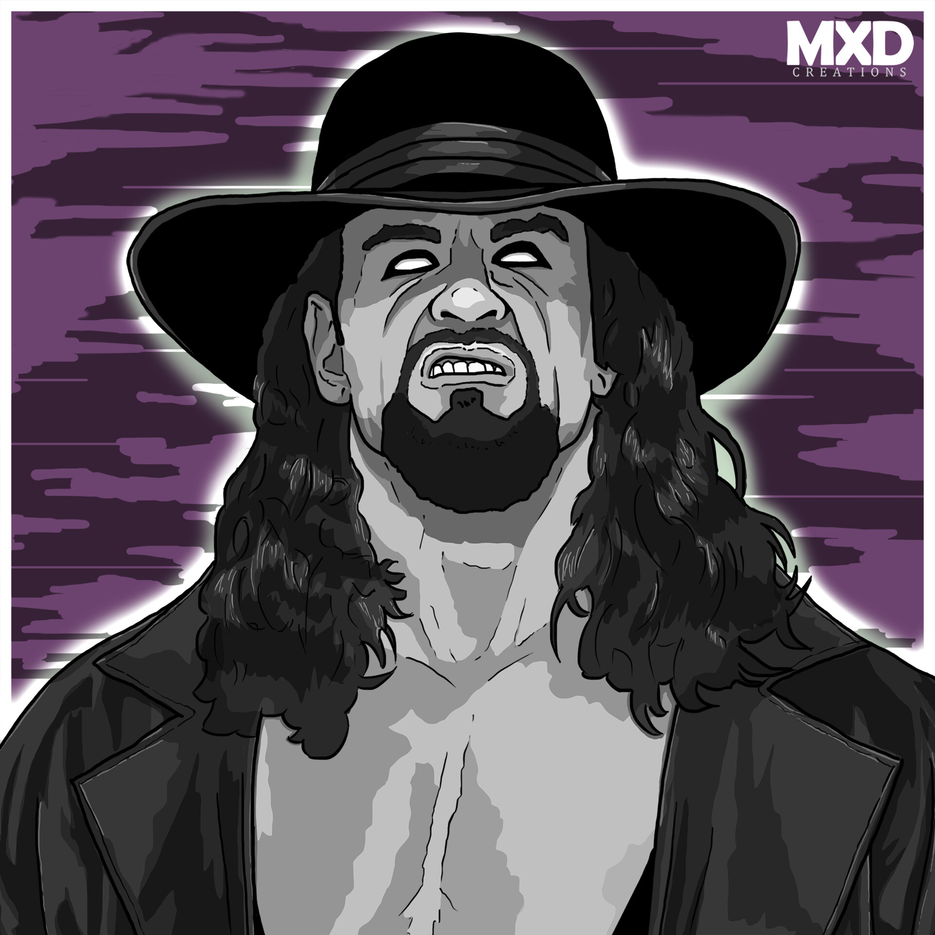 ArtStation - WWE 'The Undertaker' Portrait