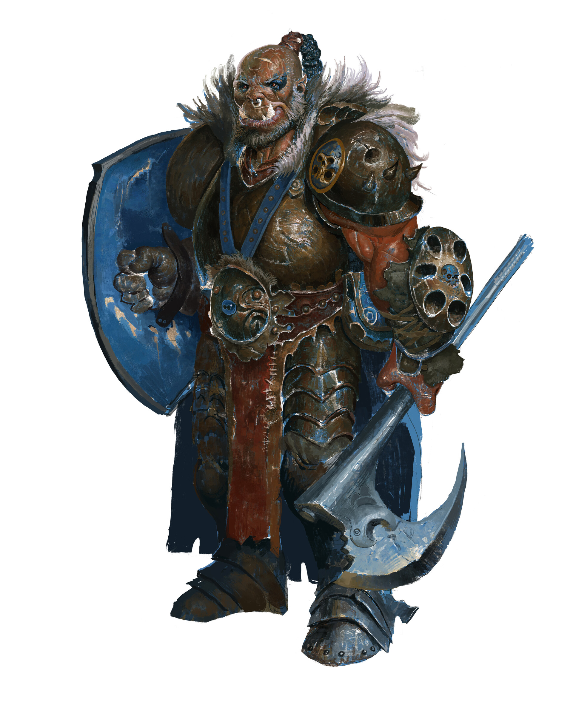 ArtStation - Character commission : Orc Fighter