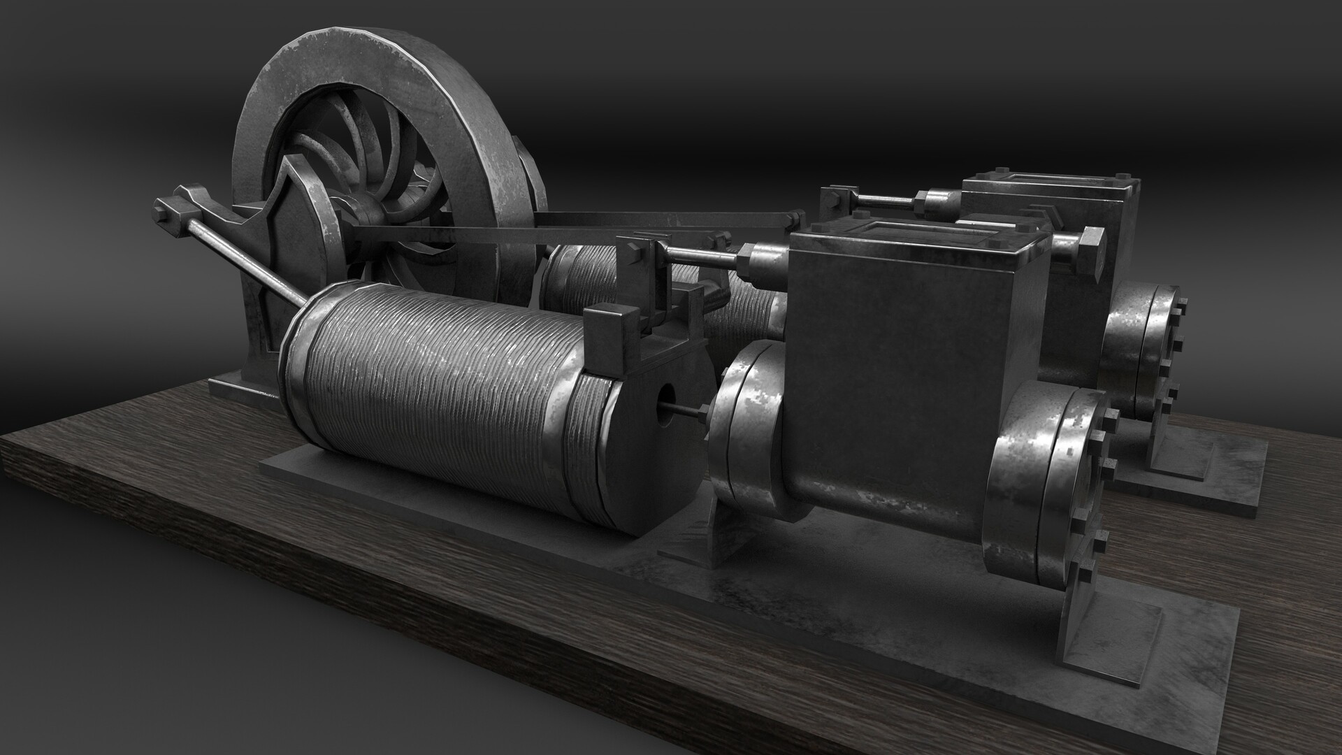 ArtStation - Twin cylinder Engine