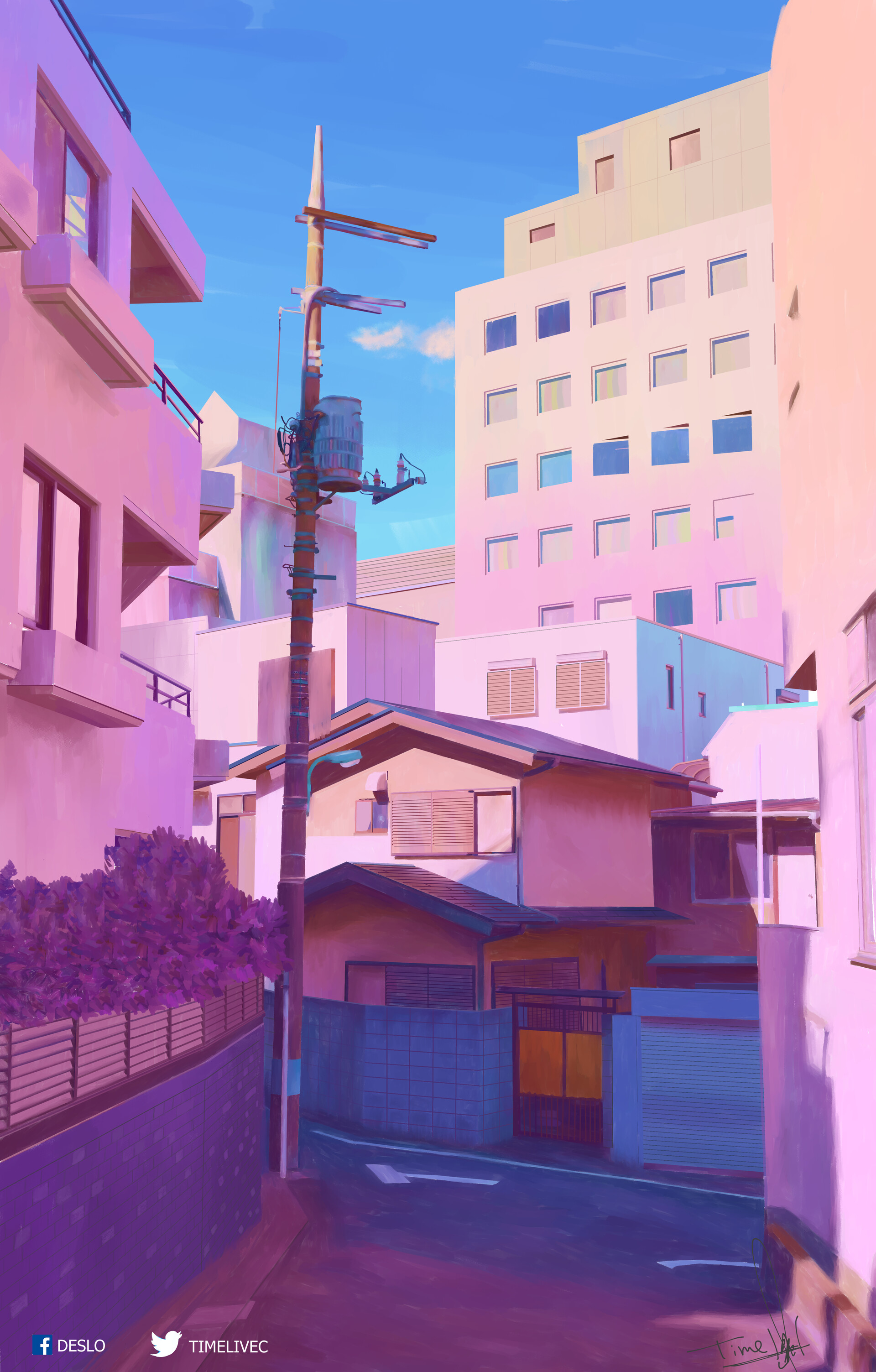 ArtStation - a colorful purple