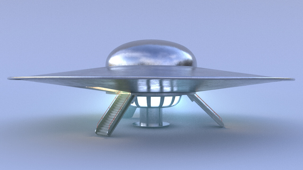 Forbidden Planet Saucer Model
