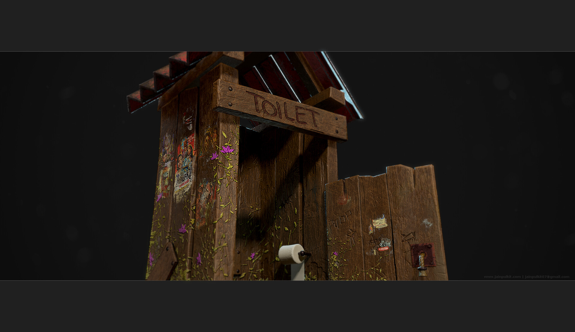 ArtStation - Outhouse Fan Art - Thunder Box (Tasmanian Tiger game ...
