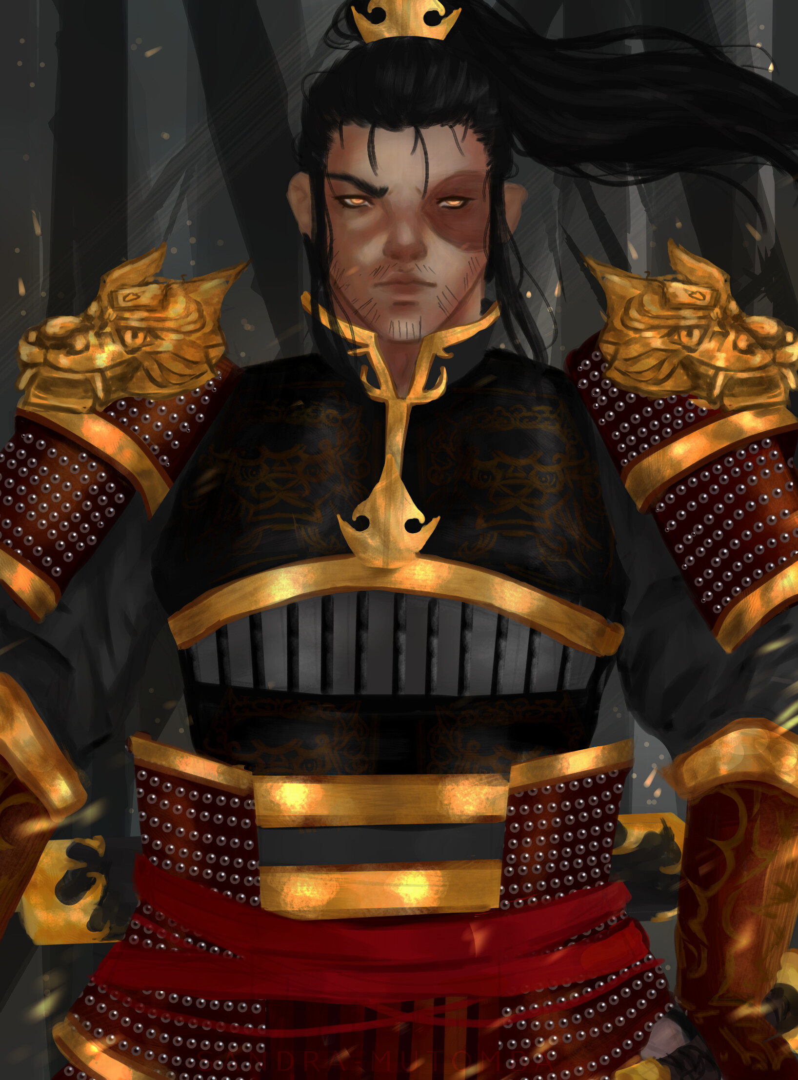 ArtStation - Zuko the samurai