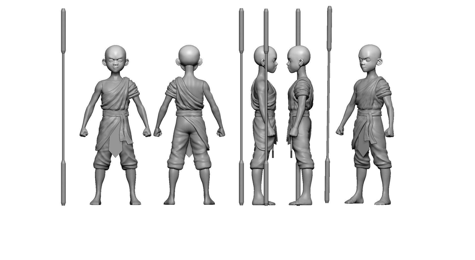 ArtStation - AVATAR: THE LAST AIRBENDER ACTION FIGURE SCULPTS