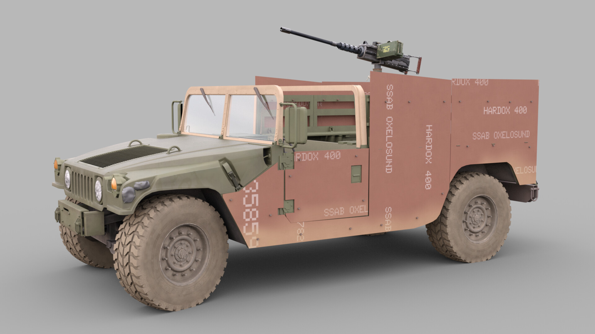 Westfield 3d - M1097A2 with Improvised Add On Armor, Iraq 2003