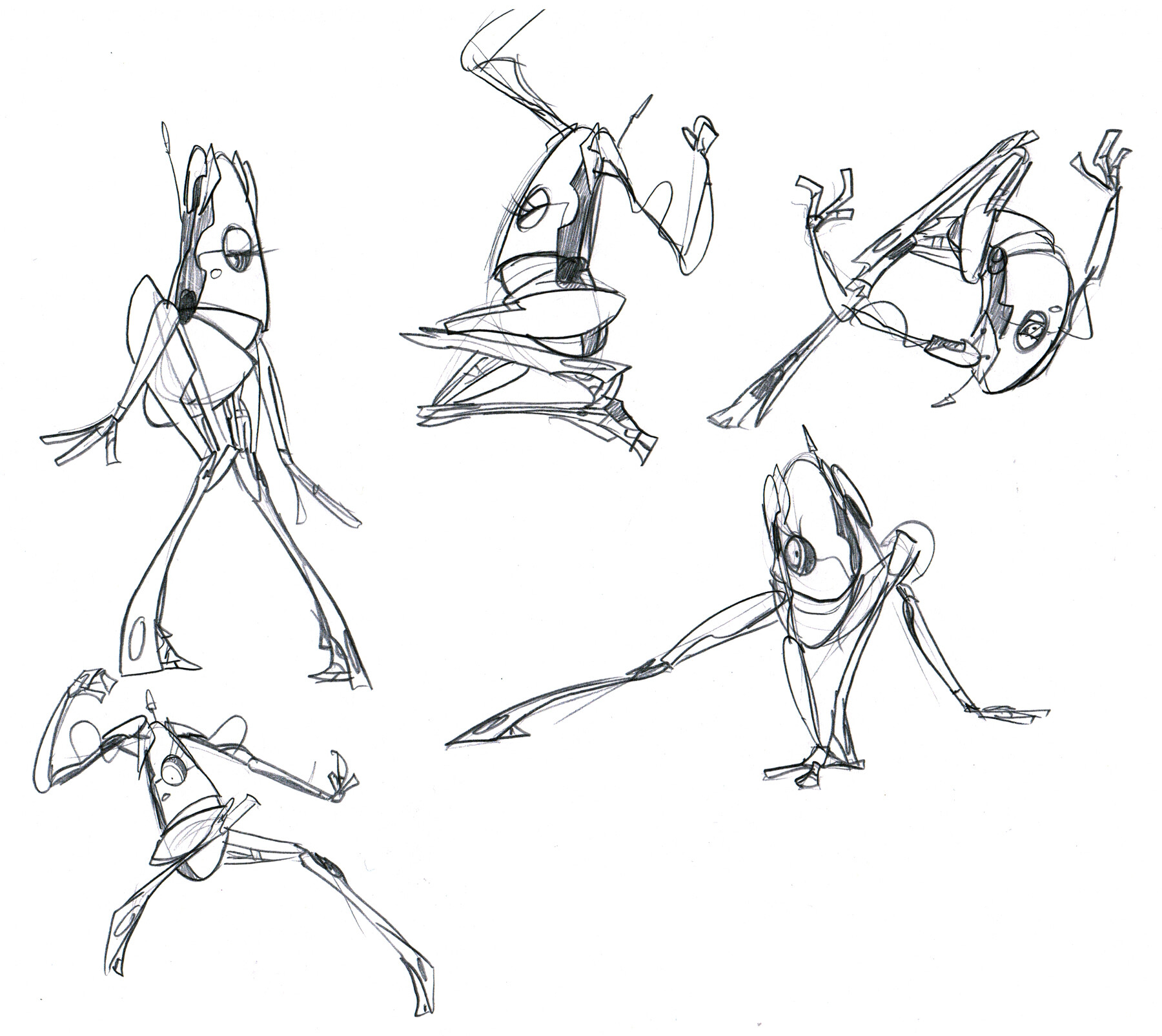 how to draw body in action