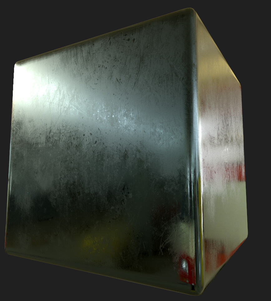 ArtStation - Realistic Gun Metal Study.