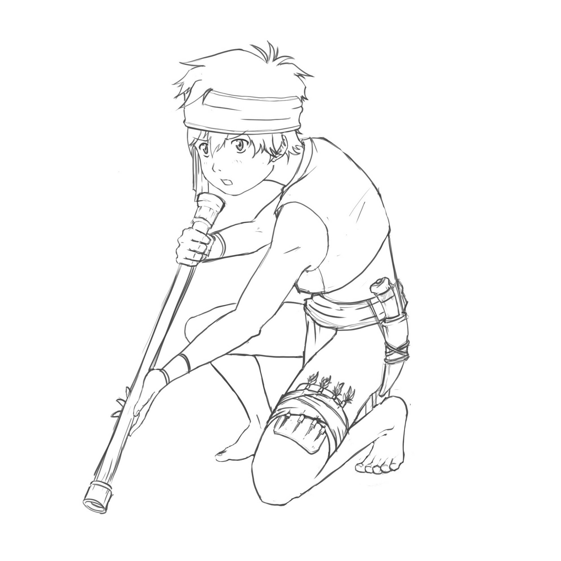 tenten coloring pages
