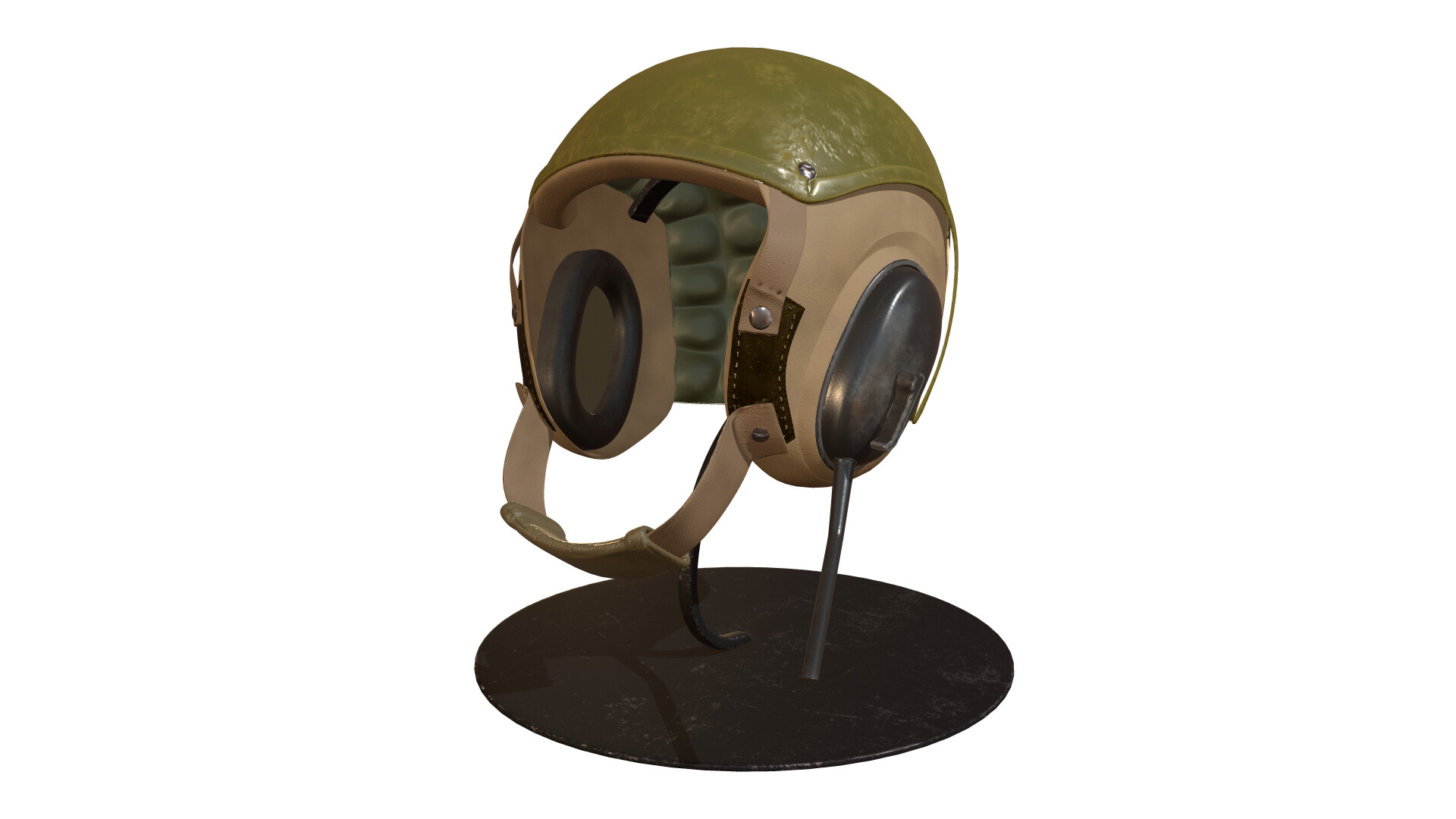 ArtStation - Pilot Helmet PBR