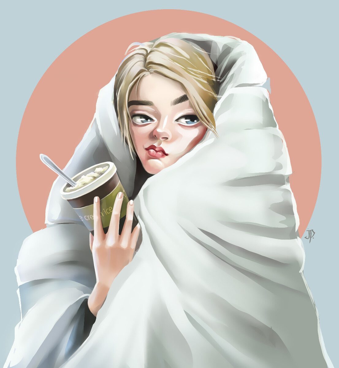 ArtStation - Cartoonish Bridget Jones