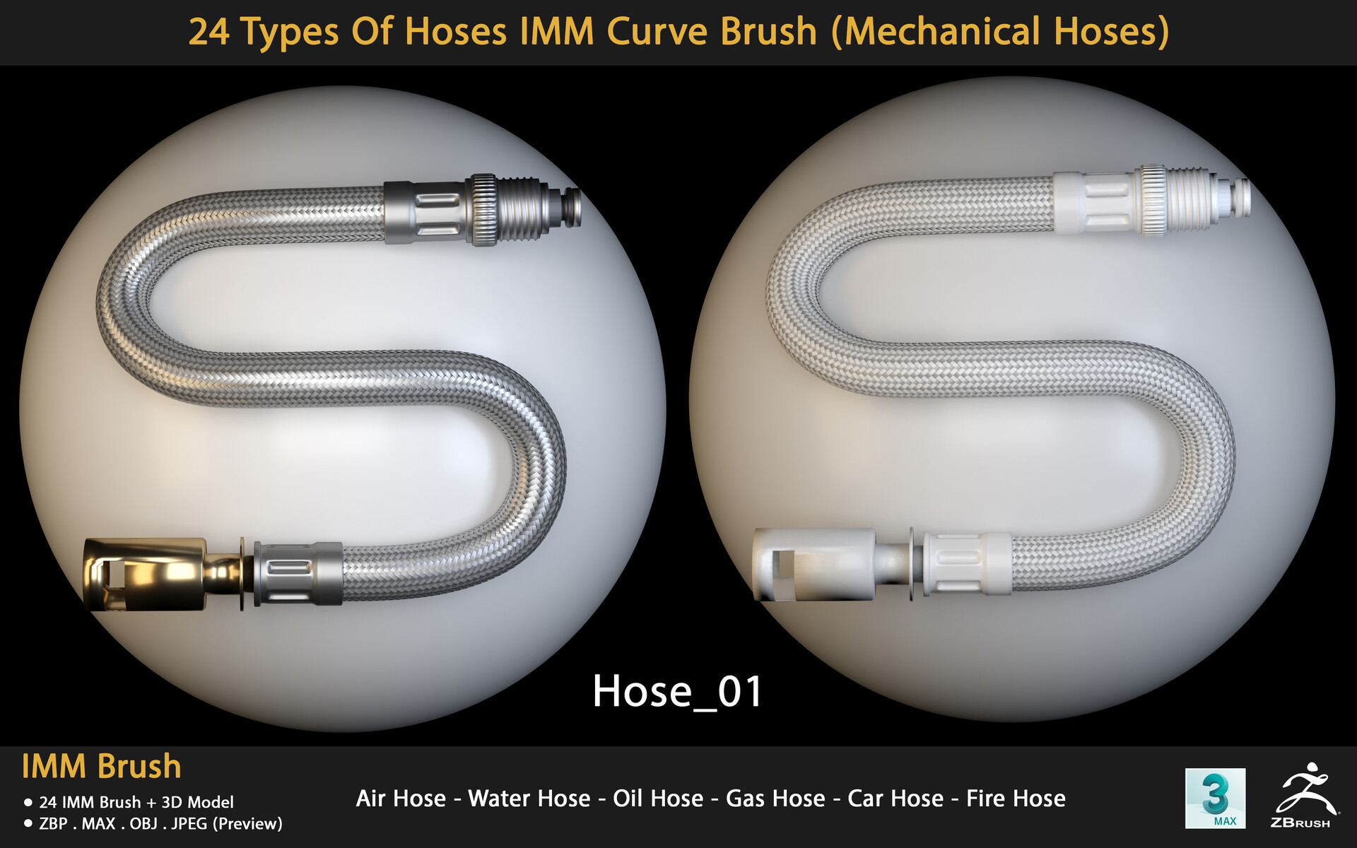 mohamad shalibaik - 24 Types Of Hoses IMM Curve Brush (Mechanical Hoses)