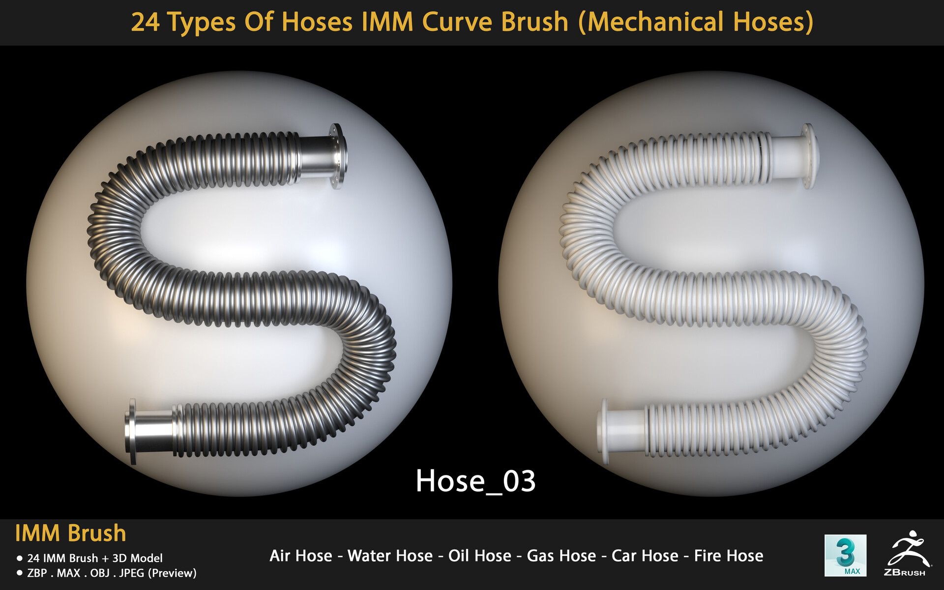 mohamad shalibaik - 24 Types Of Hoses IMM Curve Brush (Mechanical Hoses)