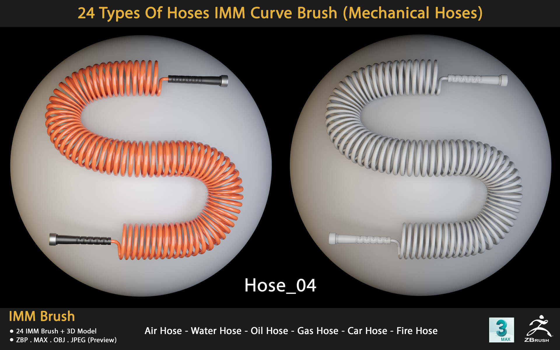 mohamad shalibaik - 24 Types Of Hoses IMM Curve Brush (Mechanical Hoses)