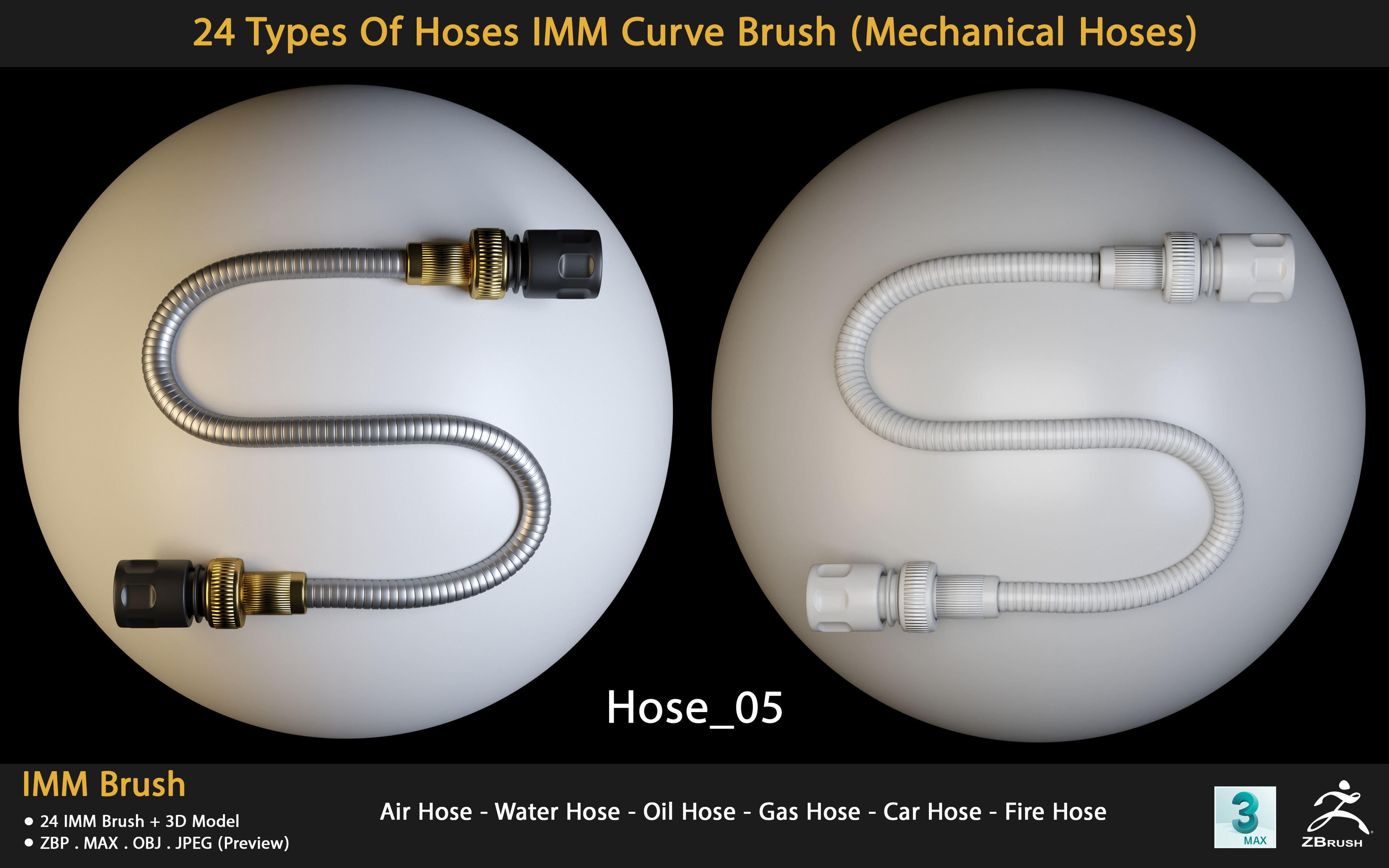 mohamad shalibaik - 24 Types Of Hoses IMM Curve Brush (Mechanical Hoses)