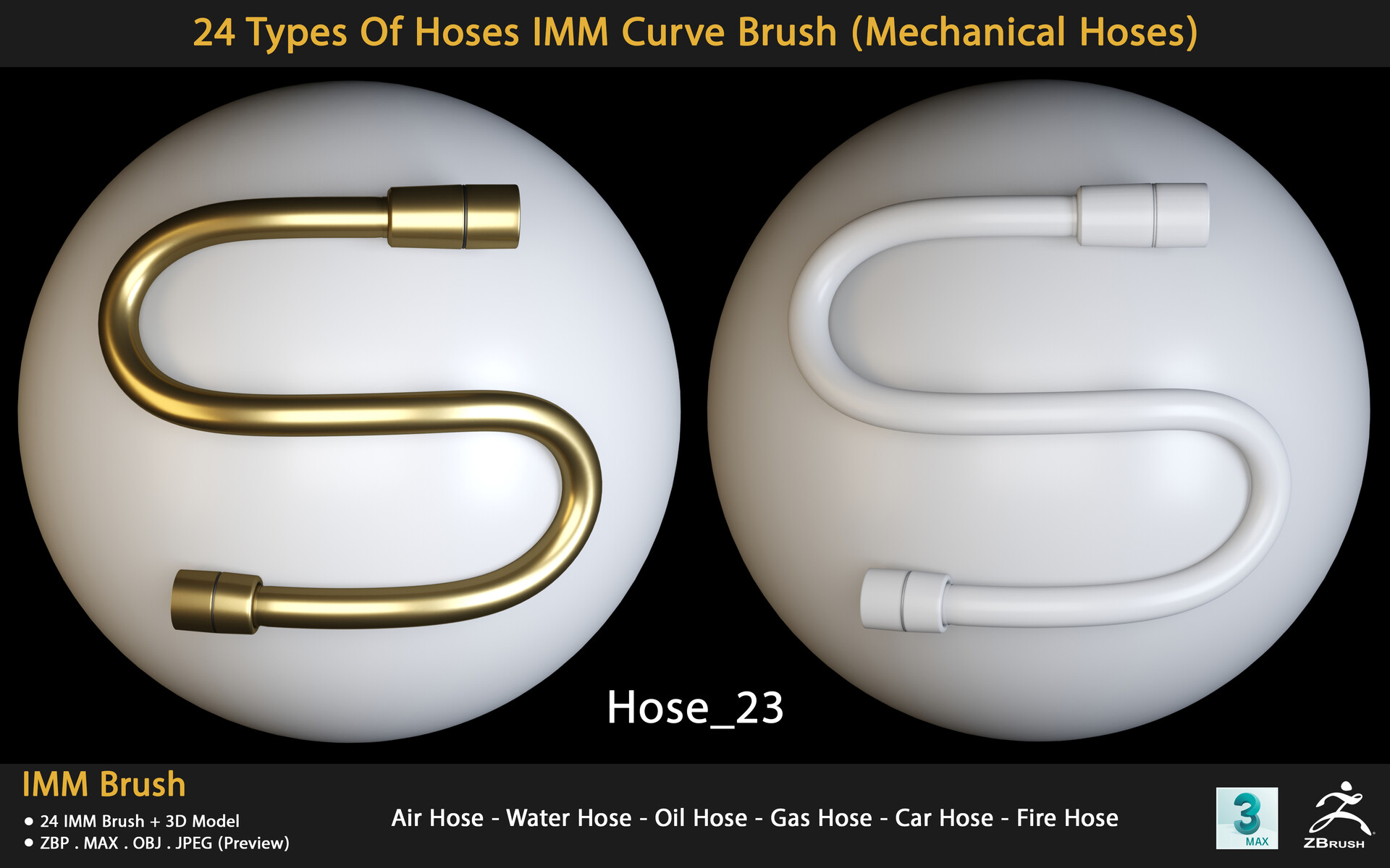 mohamad shalibaik - 24 Types Of Hoses IMM Curve Brush (Mechanical Hoses)