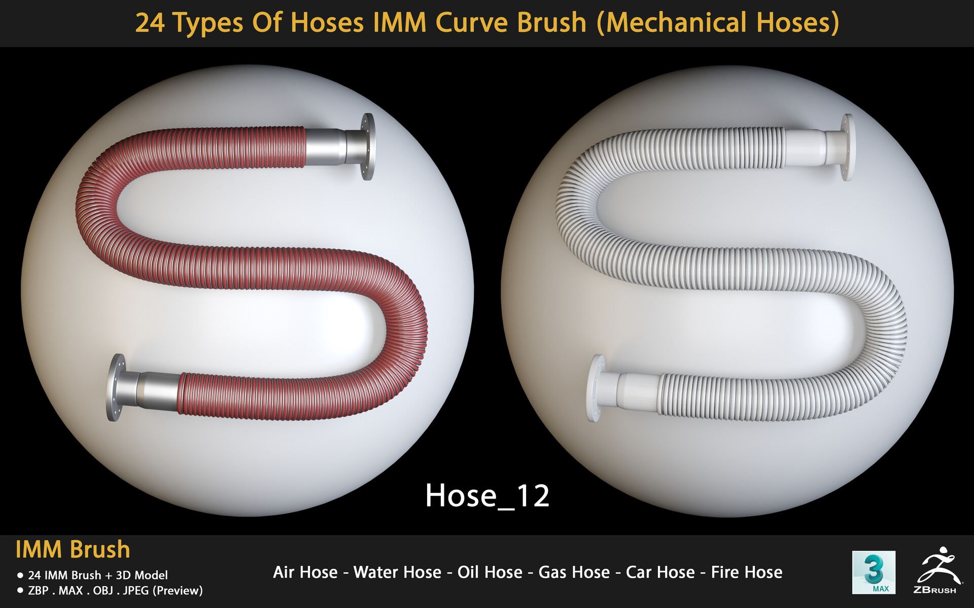 mohamad shalibaik - 24 Types Of Hoses IMM Curve Brush (Mechanical Hoses)