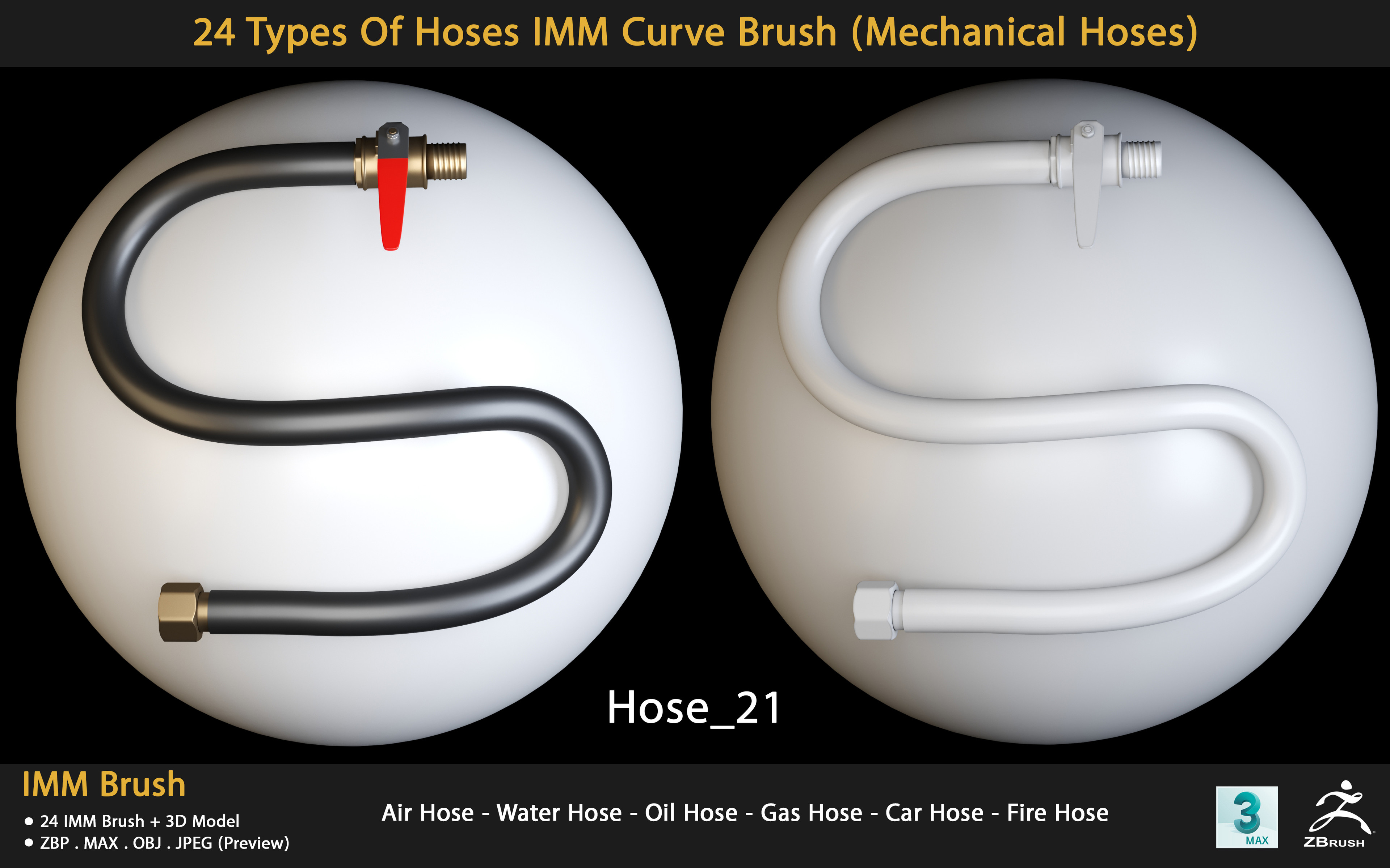 mohamad shalibaik - 24 Types Of Hoses IMM Curve Brush (Mechanical Hoses)