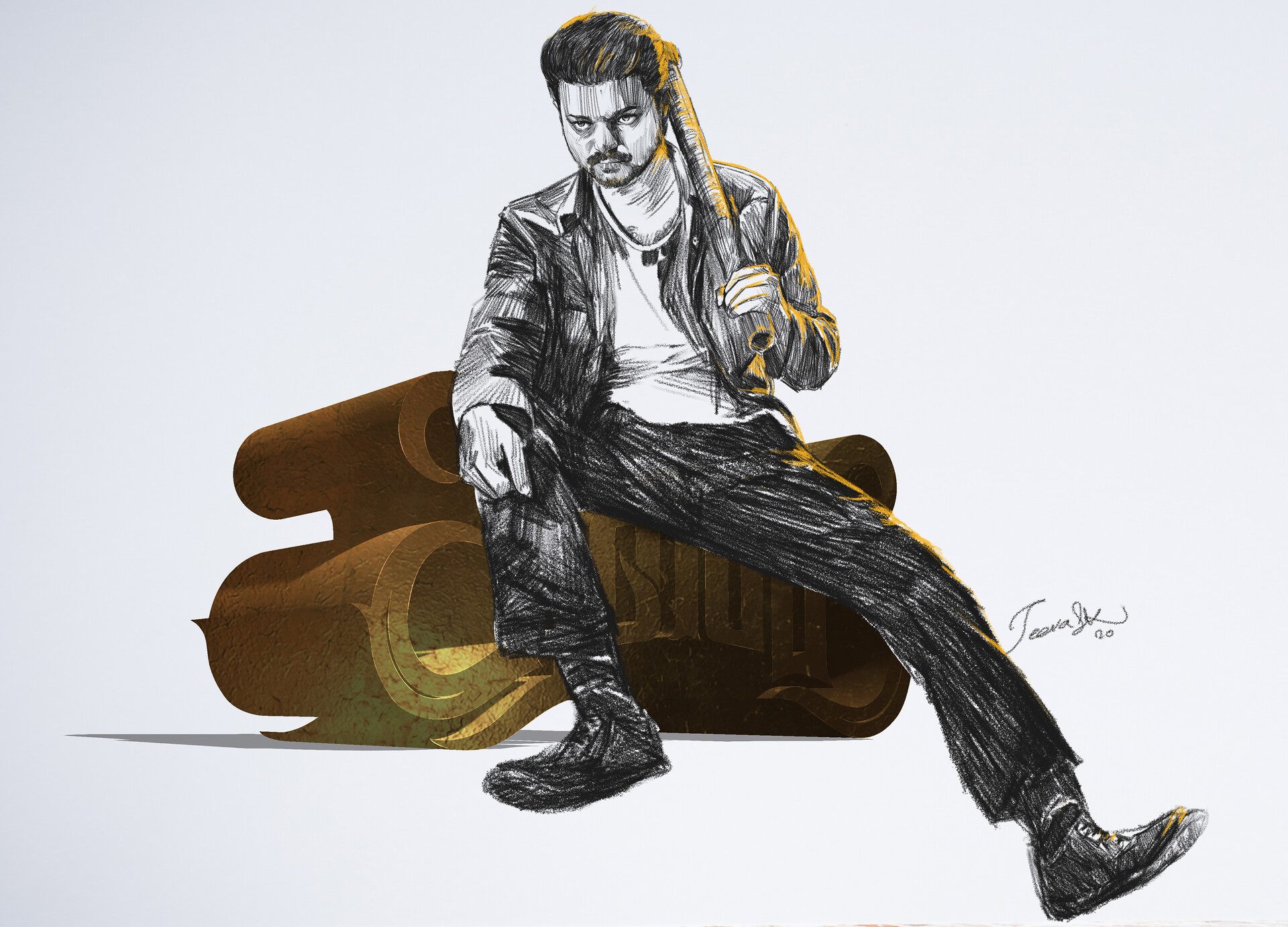 ArtStation - Special Common DP Thalapathy Birthday