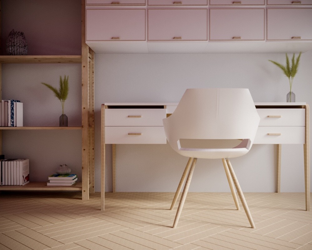 ArtStation - Study space arch visualisation