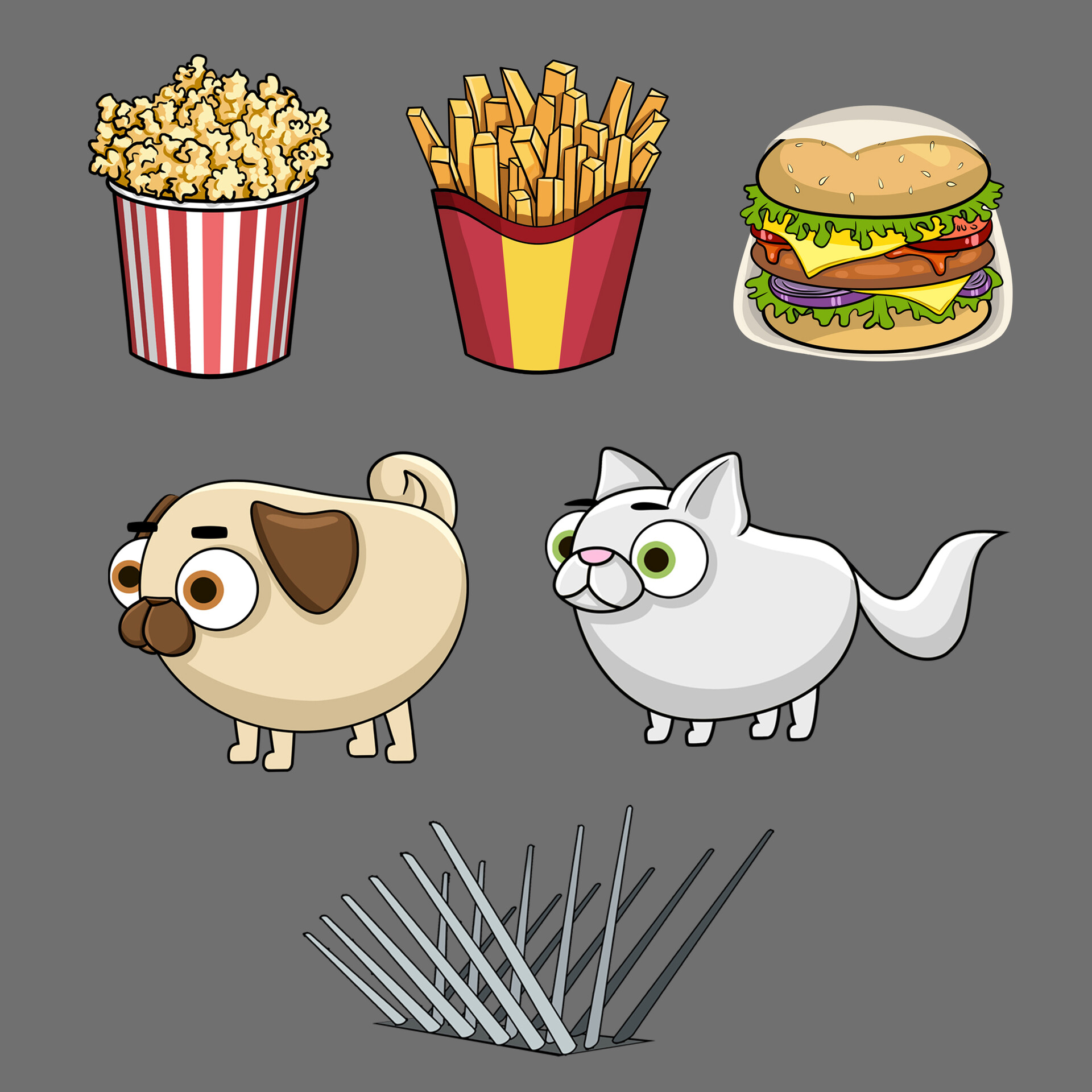 ArtStation - Food and characters