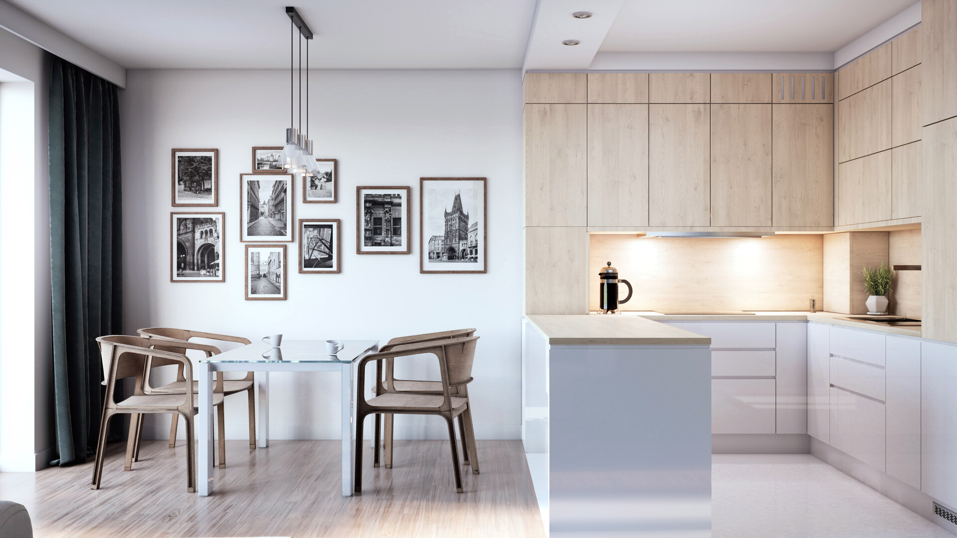 ArtStation - Kitchen in the afternoon light