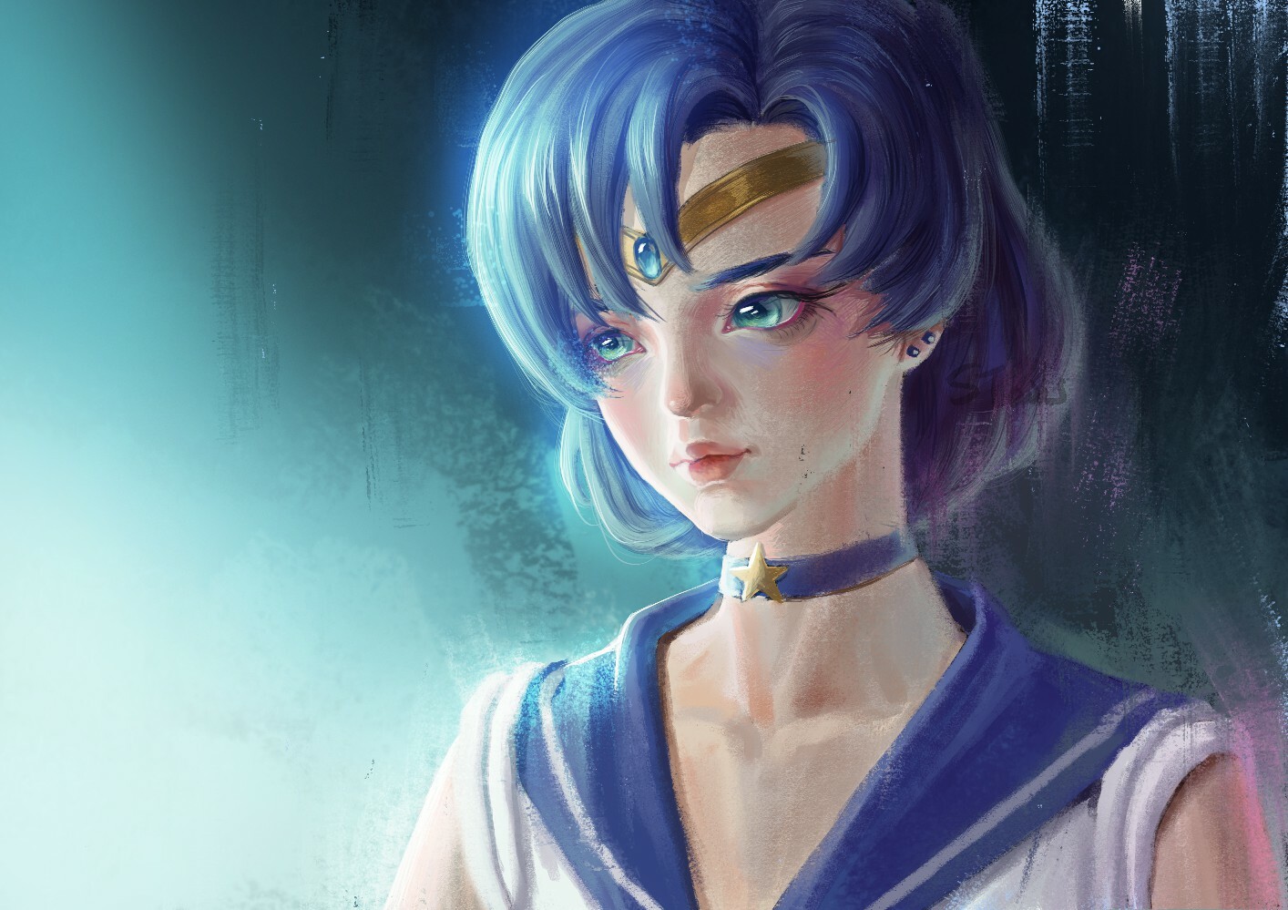 ArtStation - sailor mercury