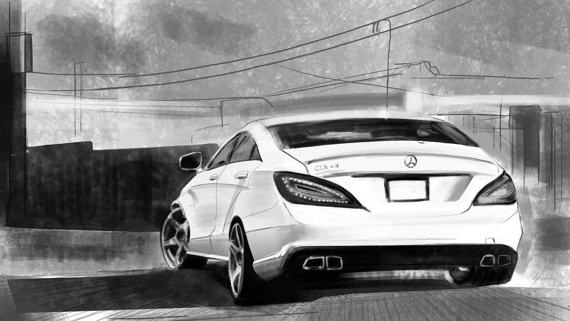 ArtStation - MB CLS63 Paining