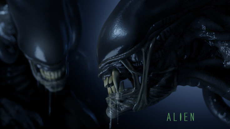 ArtStation - fan art alien
