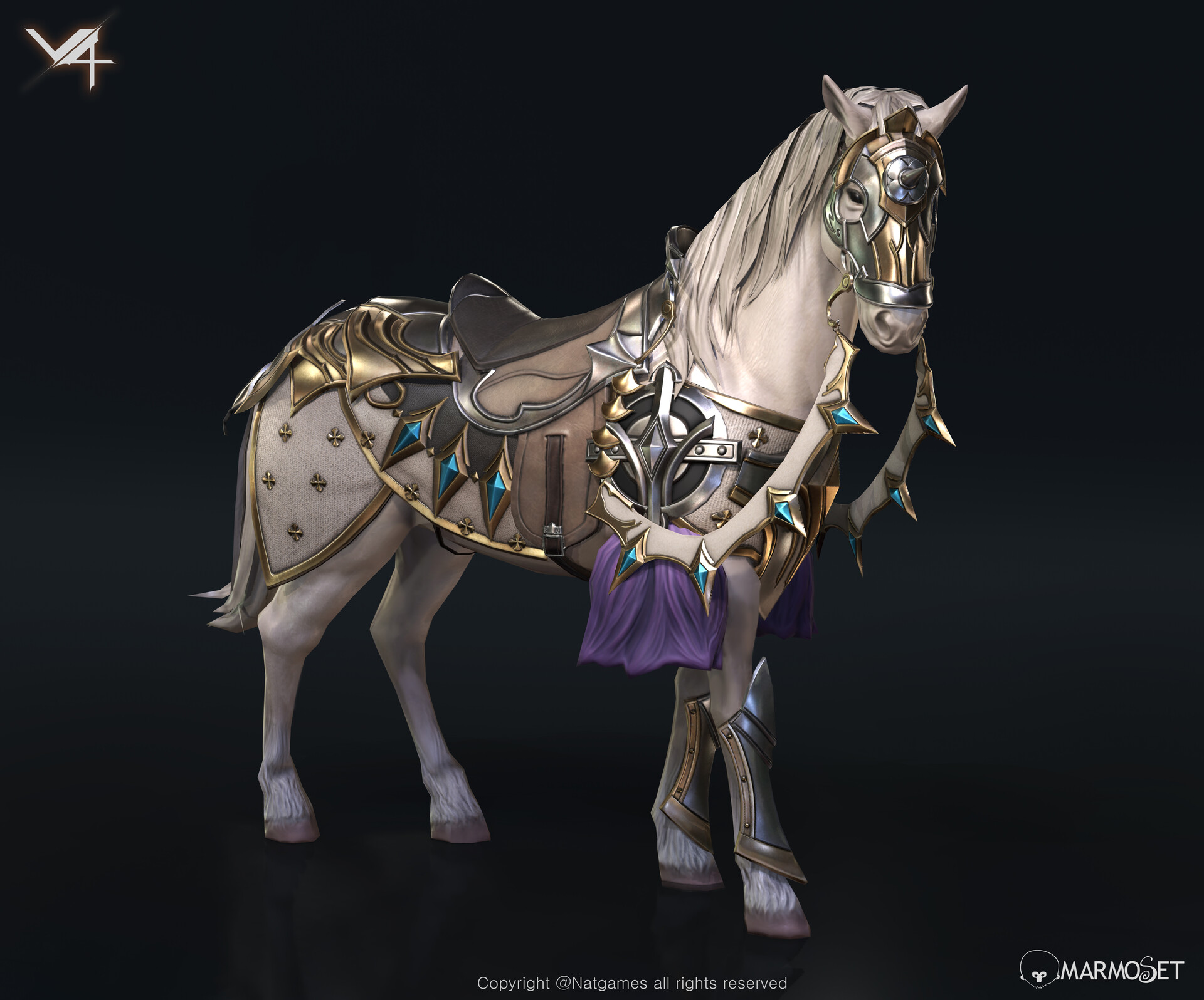 MOONK . - V4 project horse.