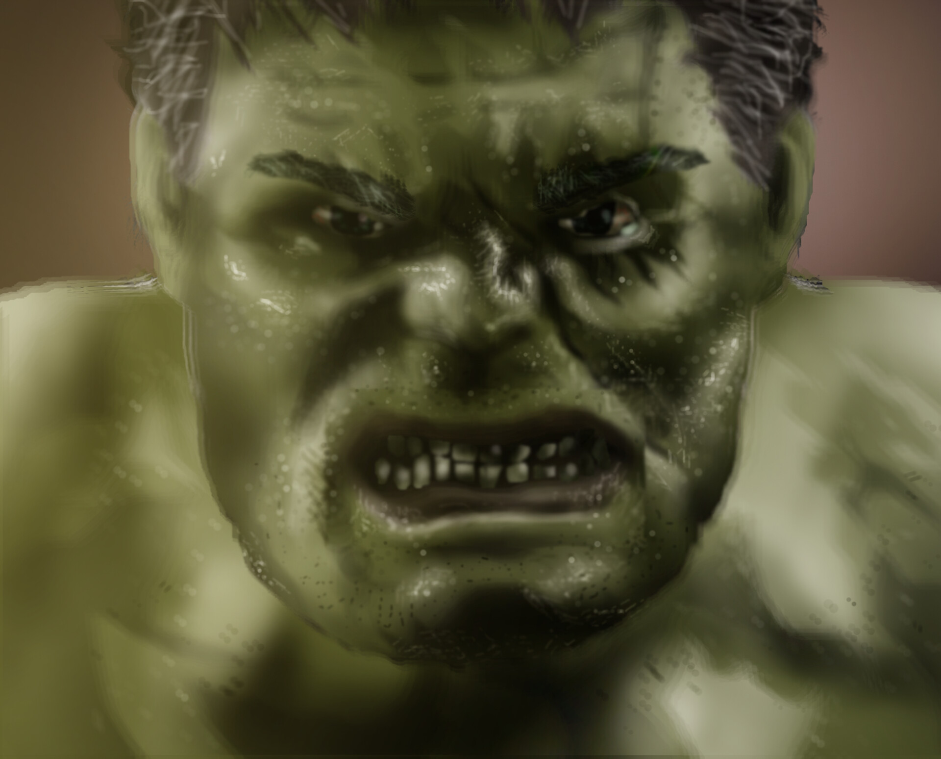 Incredible Hulk Face Wallpaper