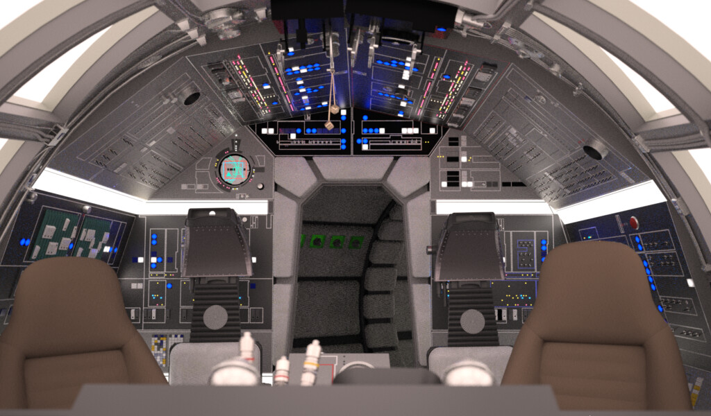 Millennium Falcon Empty Cockpit
