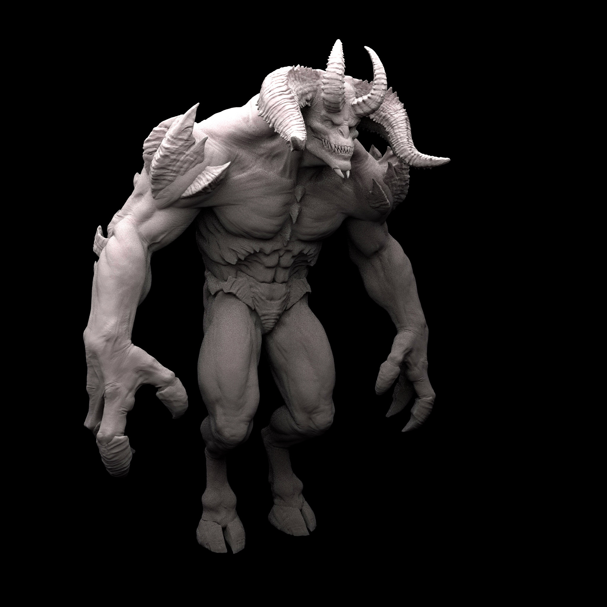 Ricardo Boronat - Demon concept sculpt