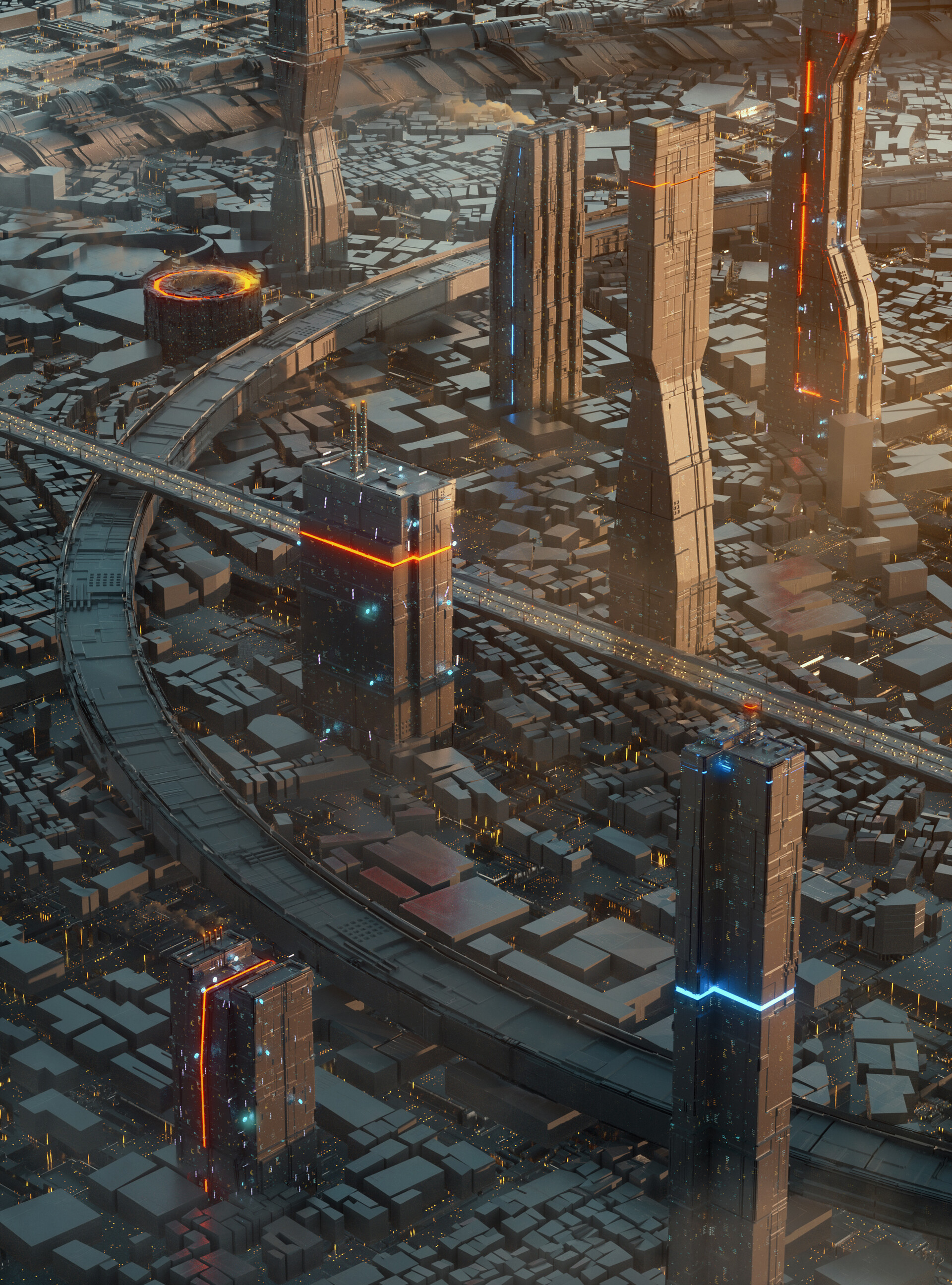 ArtStation - Cyber city
