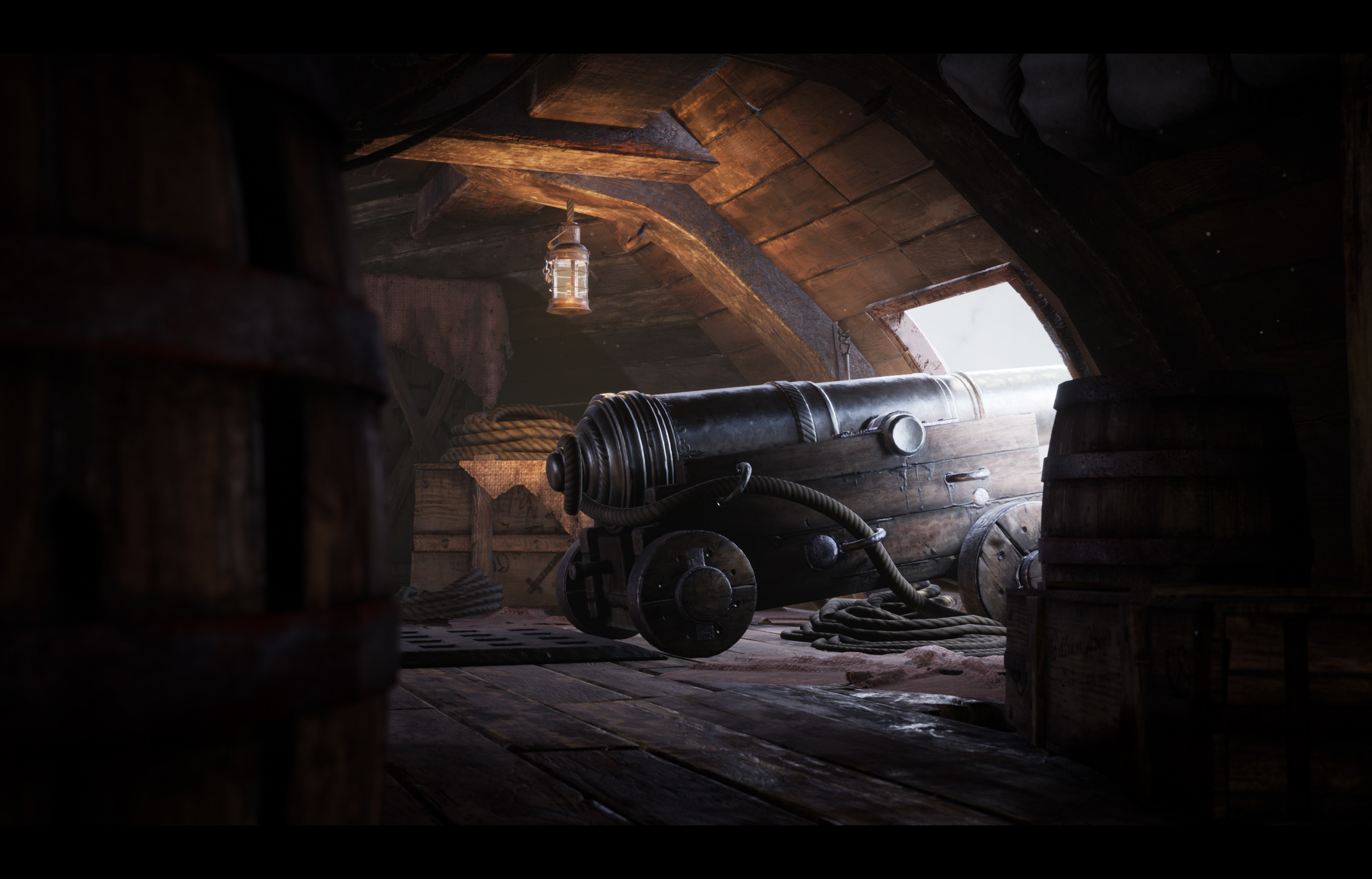 Pirate Ship Below Deck