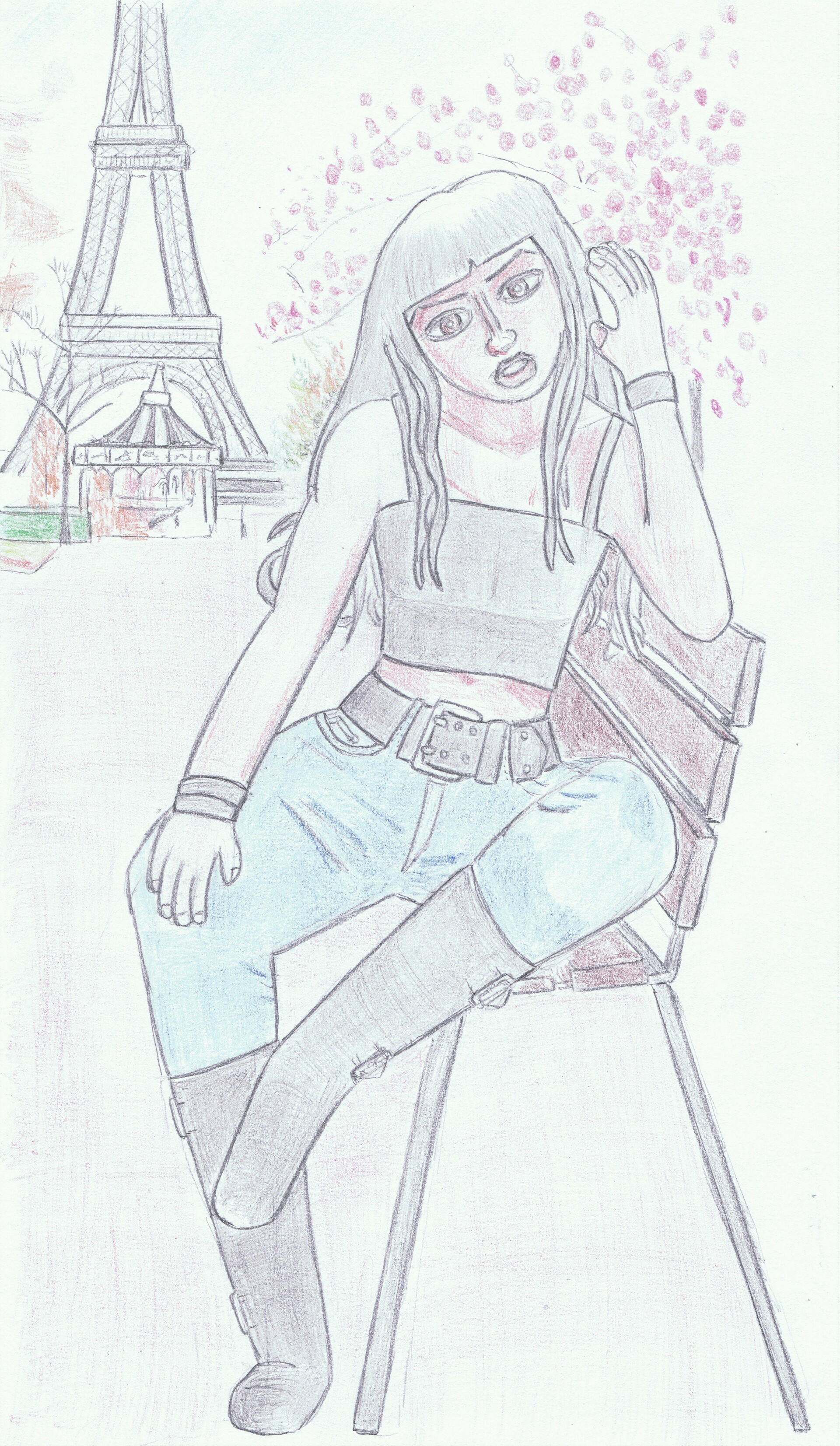 ArtStation - Xania and the Eiffel Tower