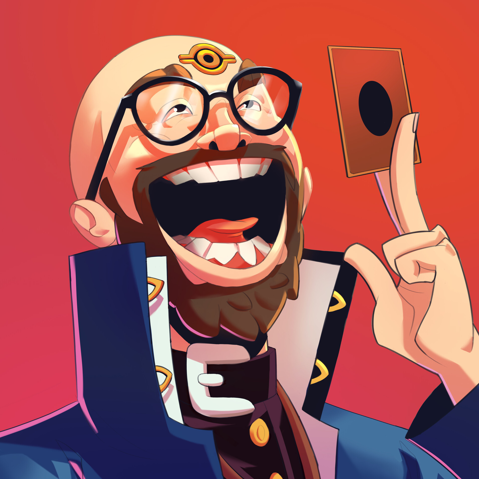 Michael Duclos - Stylized Portrait for "Le Stream" on Twitch