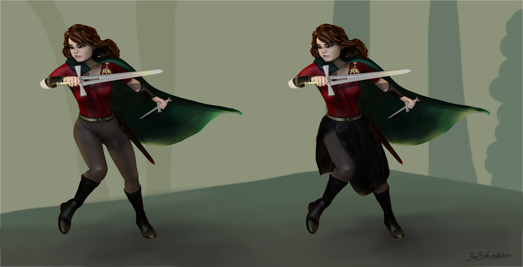 Ben Boyle - Renfri (fan art)