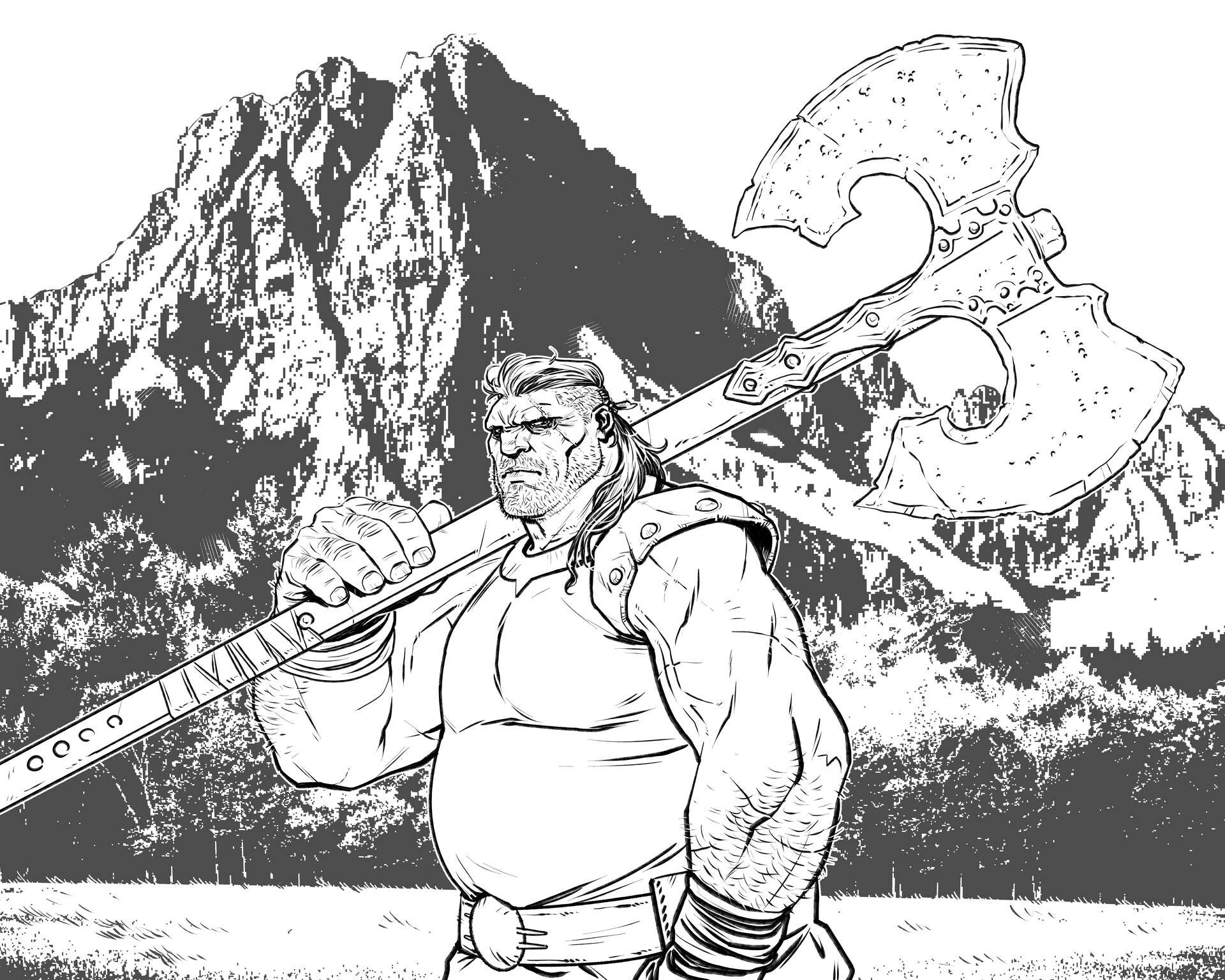 ArtStation - Axe Warrior