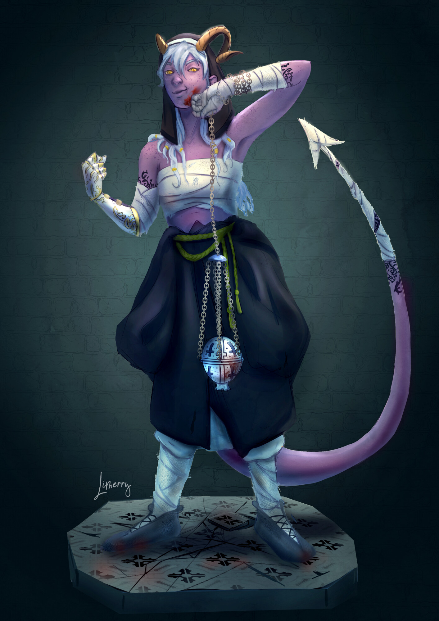 ArtStation - Grace - Tielfing Monk