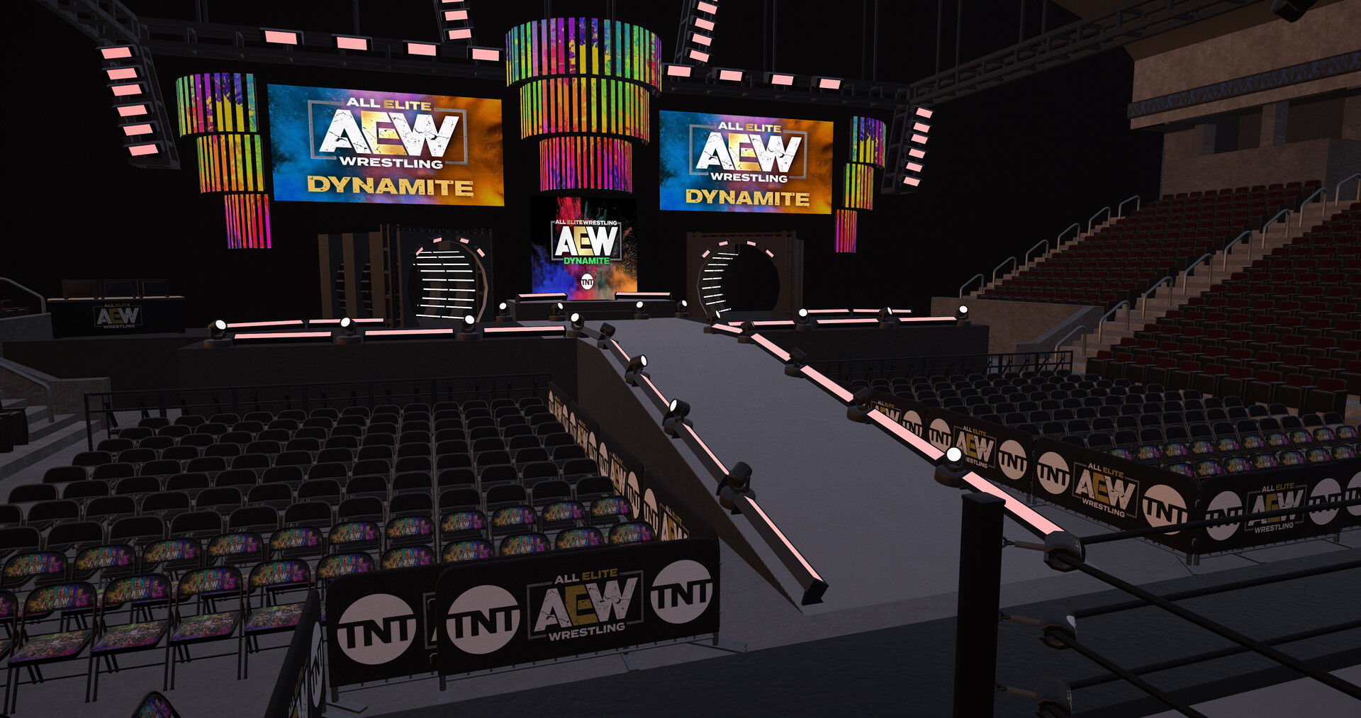 Kaleb Rabideau - All Elite Wrestling Set and Arena Model