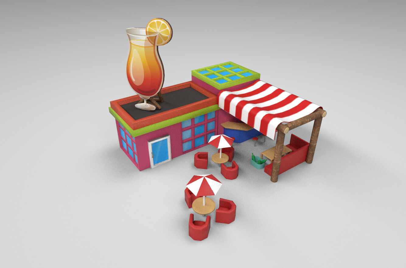 ArtStation - Cartoon Cafe