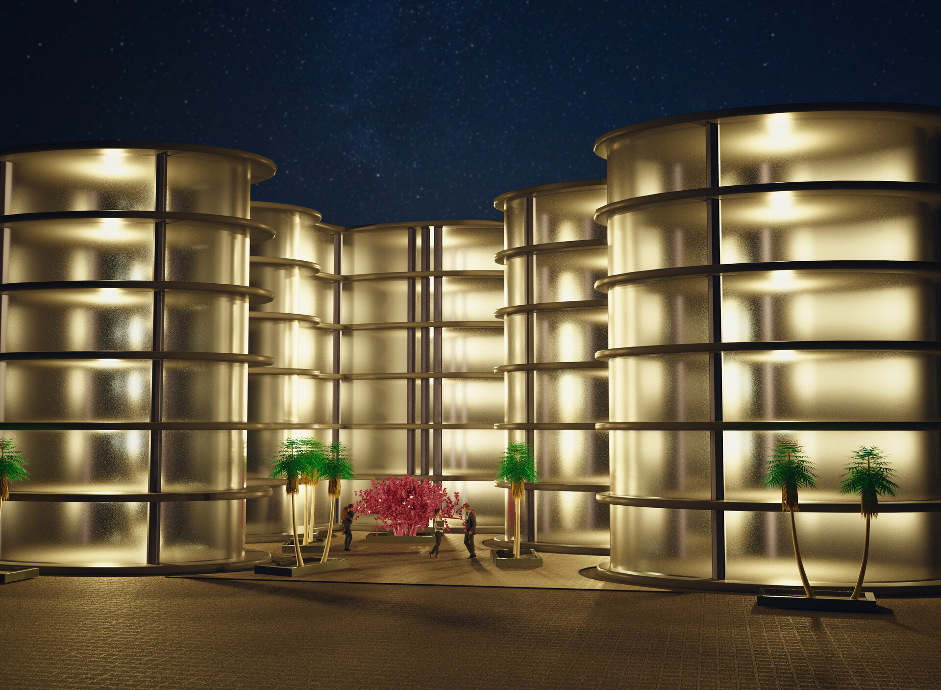 ArtStation - 3D Hotel building Modeling